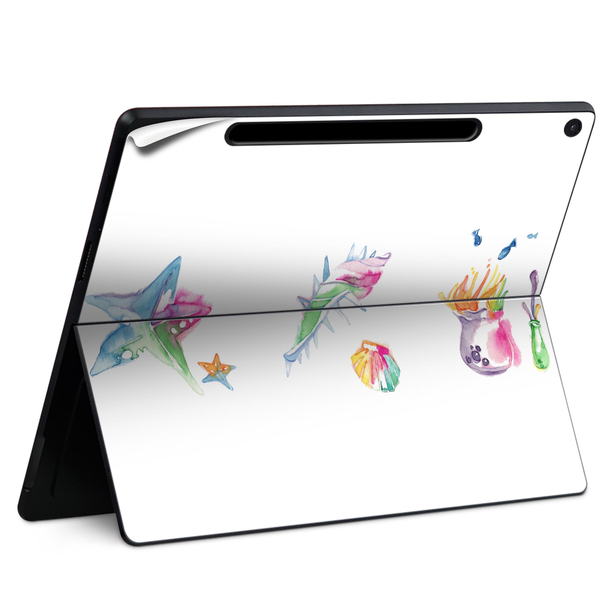 商品特徴・貼るだけでかんたん着せ替え、Surfac Pro 12インチ(2025) 共通対応デザインスキンシール・高精細プリントで写真と遜色のない仕上がり！半光沢シートでしっとりツヤのある表現力・ちょっとしたすり傷からSurface本体を保...