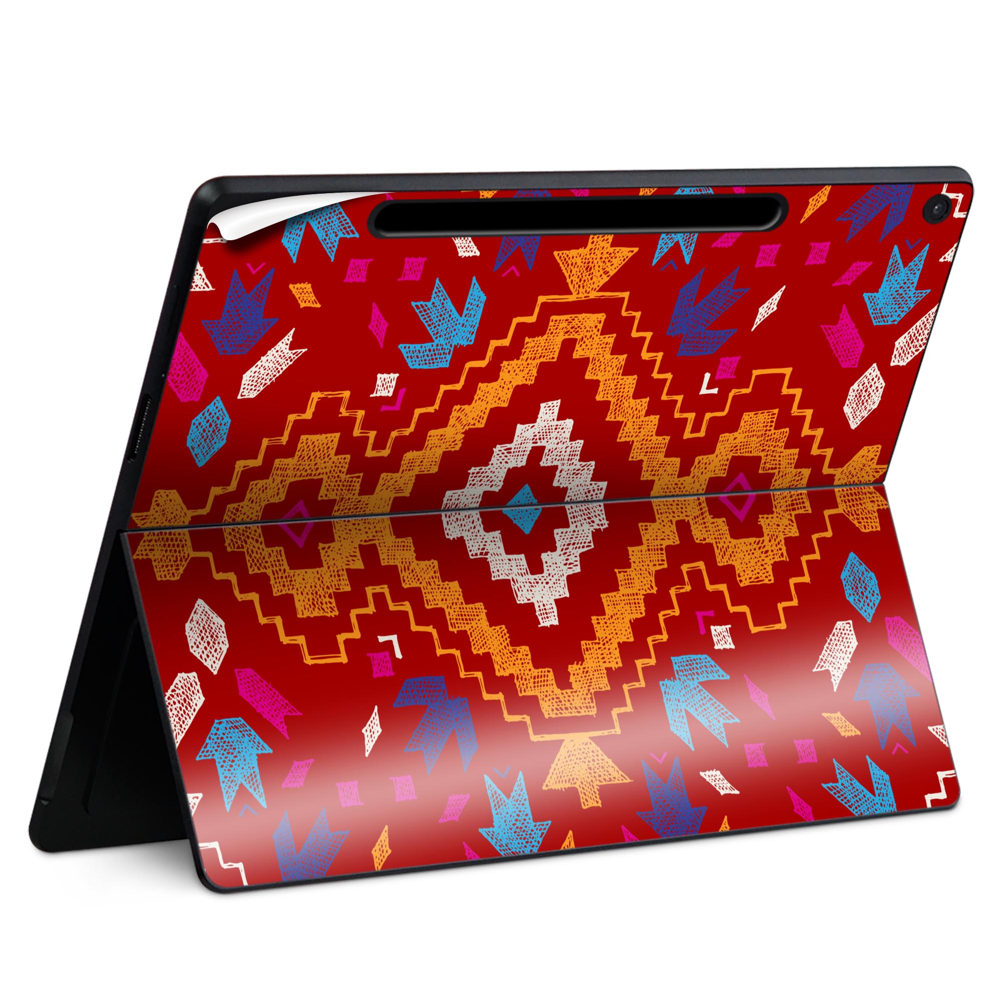 商品特徴・貼るだけでかんたん着せ替え、Surfac Pro 12インチ(2025) 共通対応デザインスキンシール・高精細プリントで写真と遜色のない仕上がり！半光沢シートでしっとりツヤのある表現力・ちょっとしたすり傷からSurface本体を保...