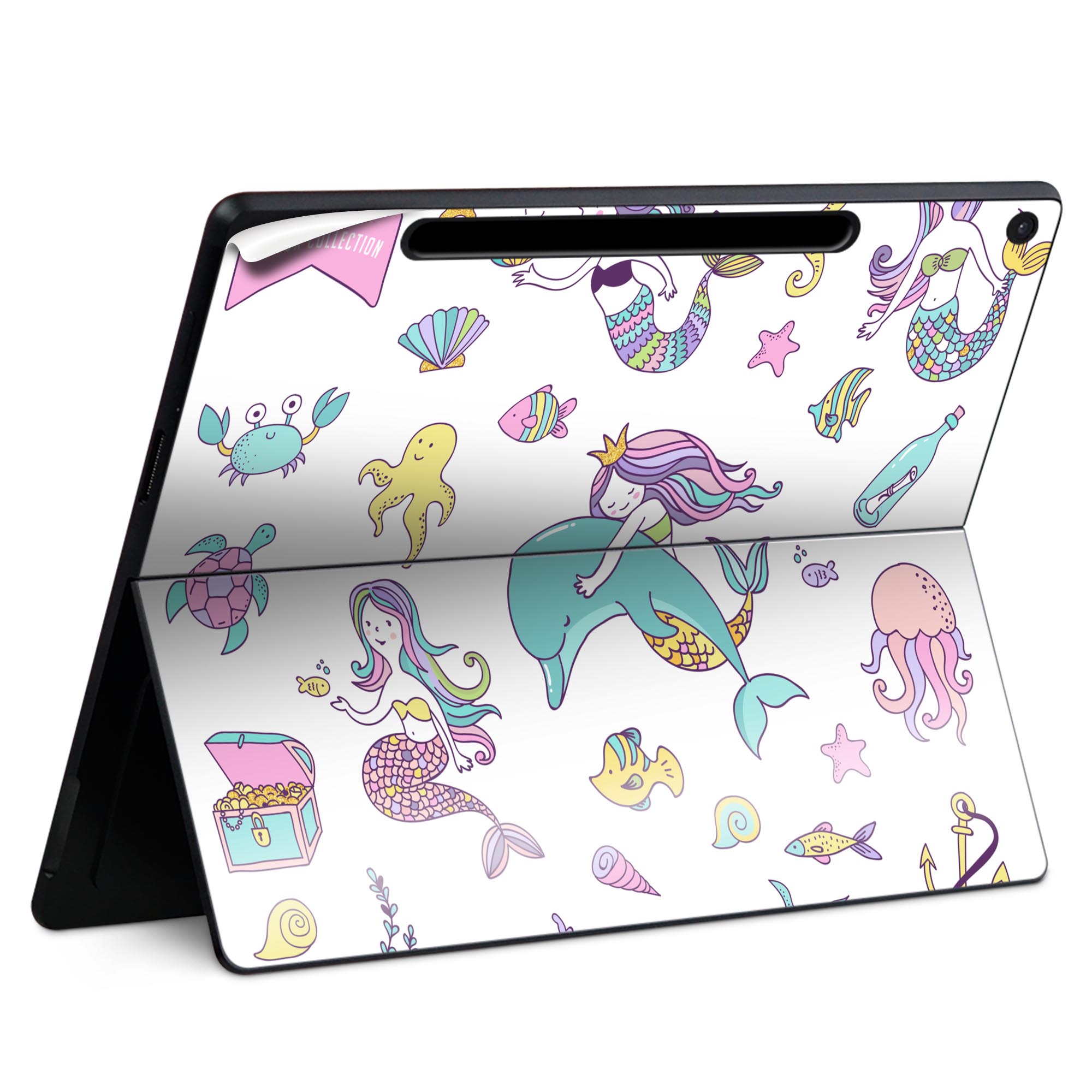 商品特徴・貼るだけでかんたん着せ替え、Surfac Pro 12インチ(2025) 共通対応デザインスキンシール・高精細プリントで写真と遜色のない仕上がり！半光沢シートでしっとりツヤのある表現力・ちょっとしたすり傷からSurface本体を保...