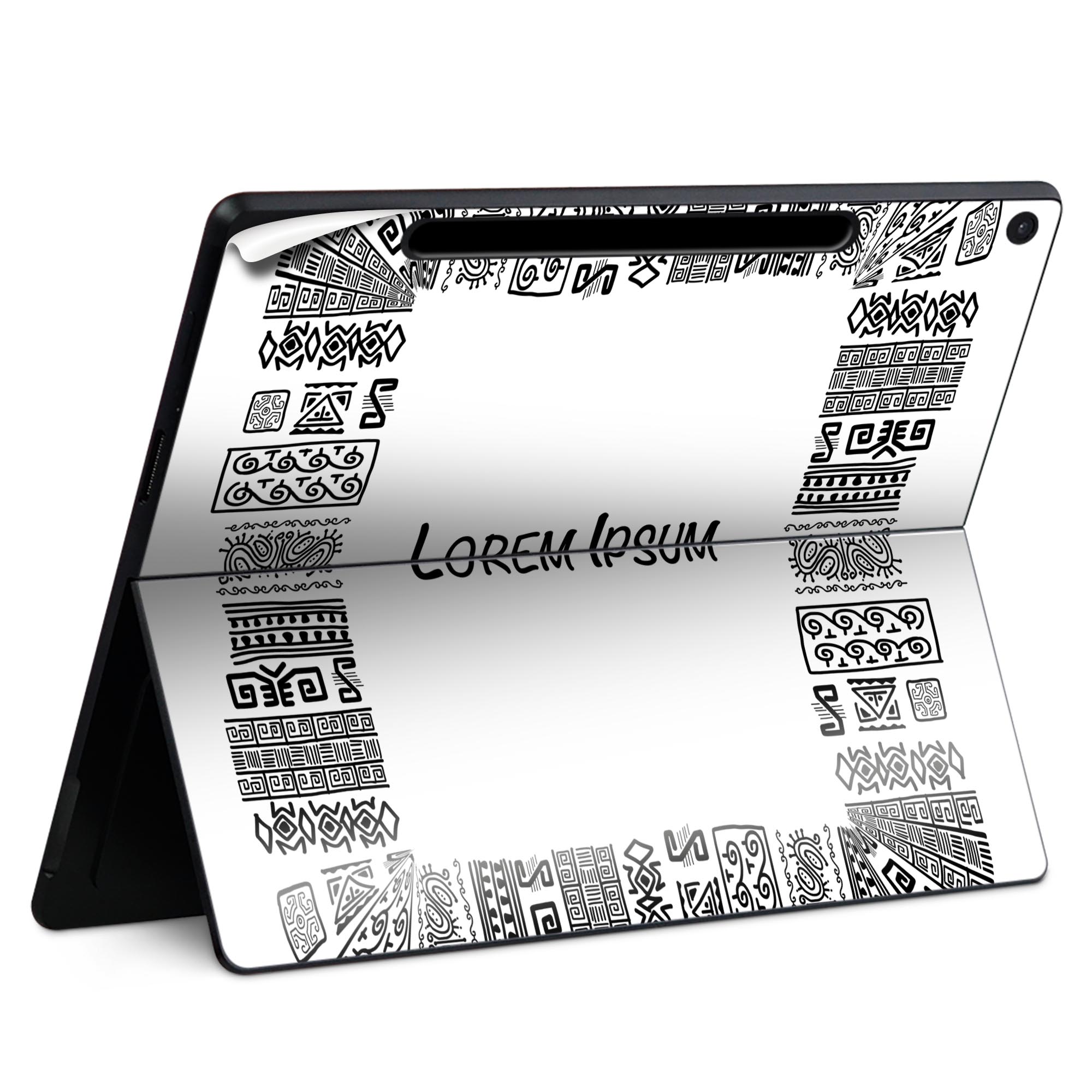 商品特徴・貼るだけでかんたん着せ替え、Surfac Pro 12インチ(2025) 共通対応デザインスキンシール・高精細プリントで写真と遜色のない仕上がり！半光沢シートでしっとりツヤのある表現力・ちょっとしたすり傷からSurface本体を保...