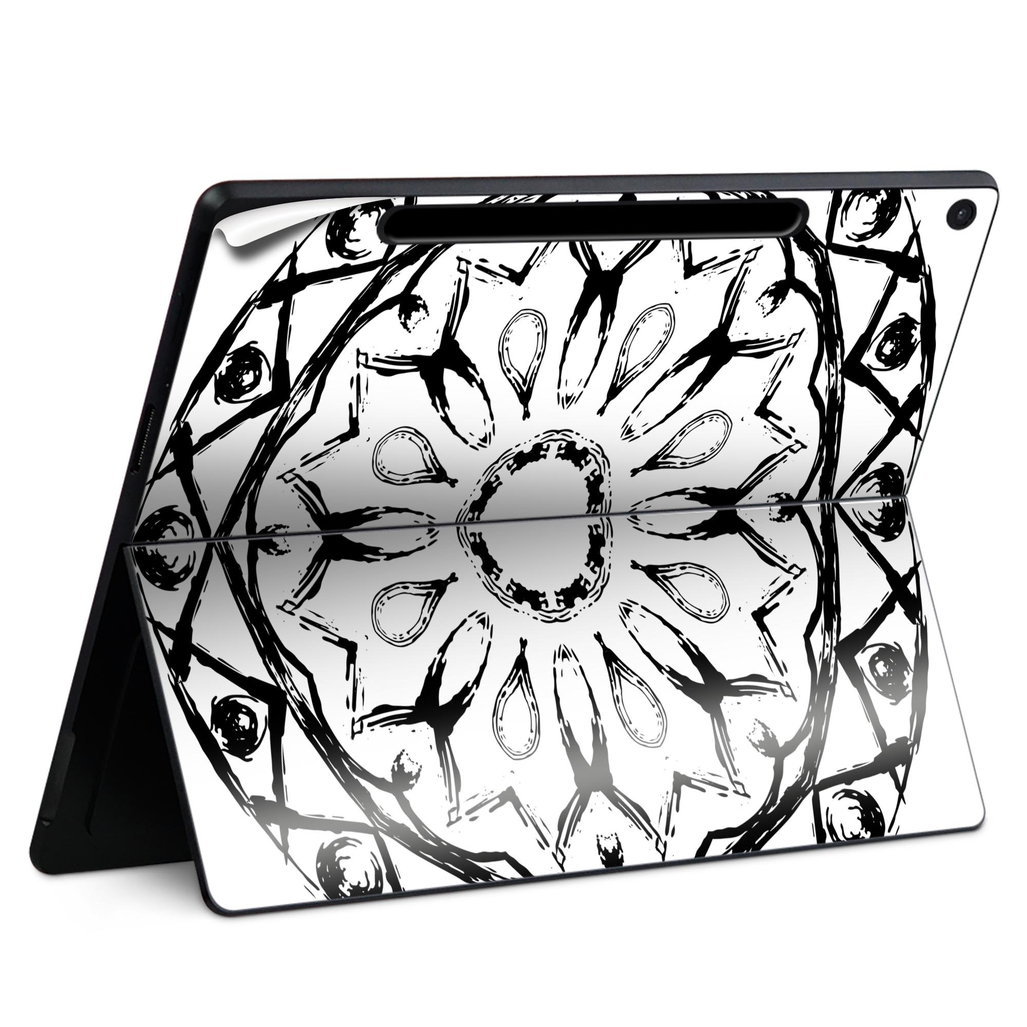 商品特徴・貼るだけでかんたん着せ替え、Surfac Pro 12インチ(2025) 共通対応デザインスキンシール・高精細プリントで写真と遜色のない仕上がり！半光沢シートでしっとりツヤのある表現力・ちょっとしたすり傷からSurface本体を保...