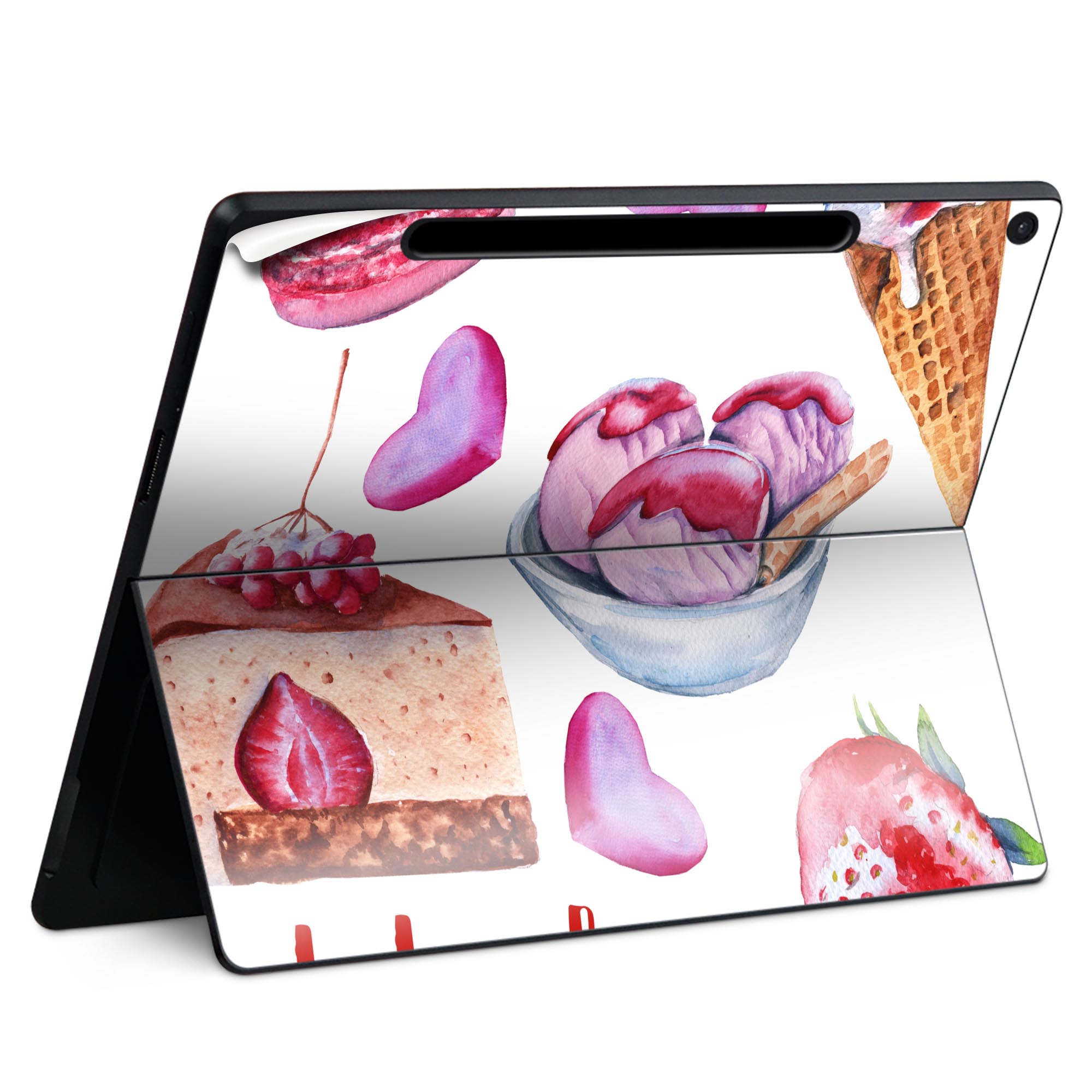 商品特徴・貼るだけでかんたん着せ替え、Surfac Pro 12インチ(2025) 共通対応デザインスキンシール・高精細プリントで写真と遜色のない仕上がり！半光沢シートでしっとりツヤのある表現力・ちょっとしたすり傷からSurface本体を保...