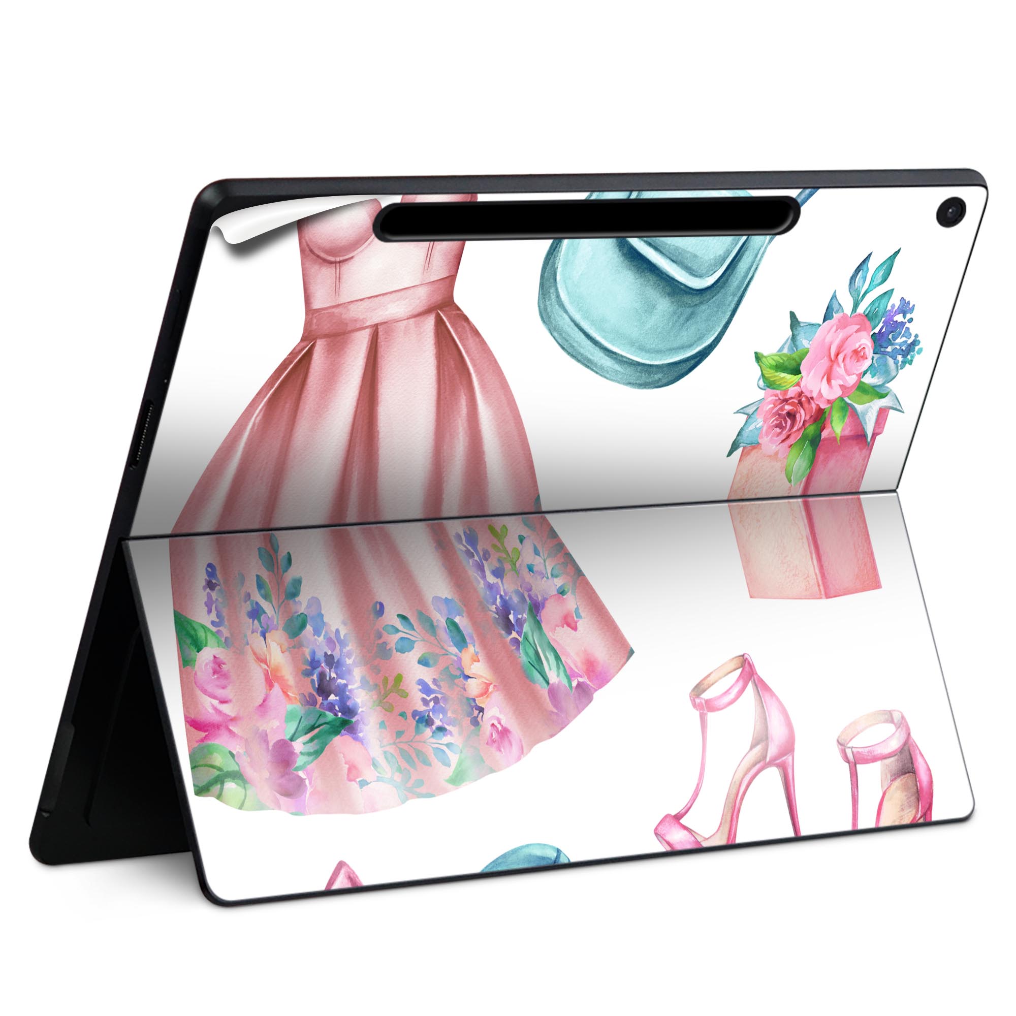 商品特徴・貼るだけでかんたん着せ替え、Surfac Pro 12インチ(2025) 共通対応デザインスキンシール・高精細プリントで写真と遜色のない仕上がり！半光沢シートでしっとりツヤのある表現力・ちょっとしたすり傷からSurface本体を保...