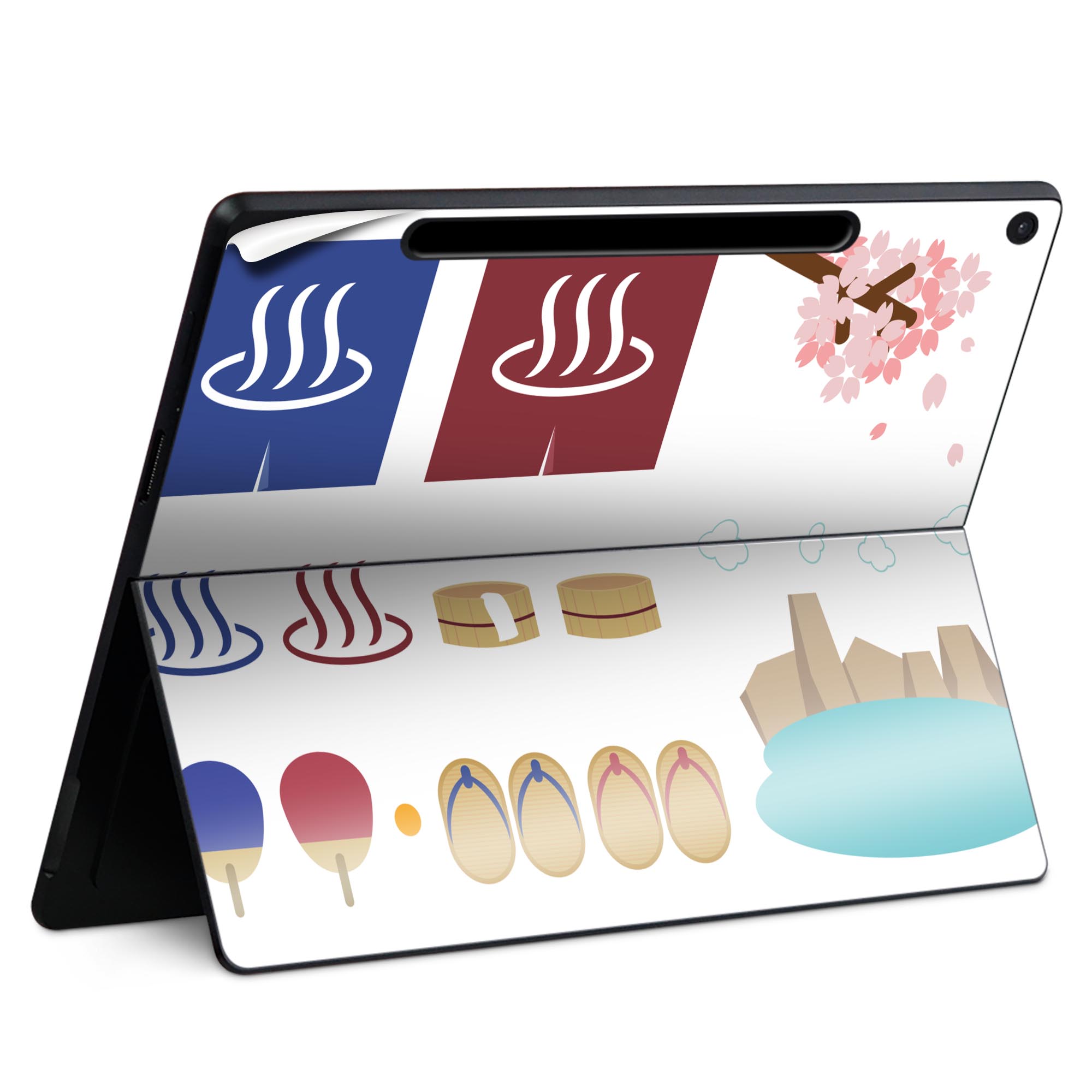 商品特徴・貼るだけでかんたん着せ替え、Surfac Pro 12インチ(2025) 共通対応デザインスキンシール・高精細プリントで写真と遜色のない仕上がり！半光沢シートでしっとりツヤのある表現力・ちょっとしたすり傷からSurface本体を保...