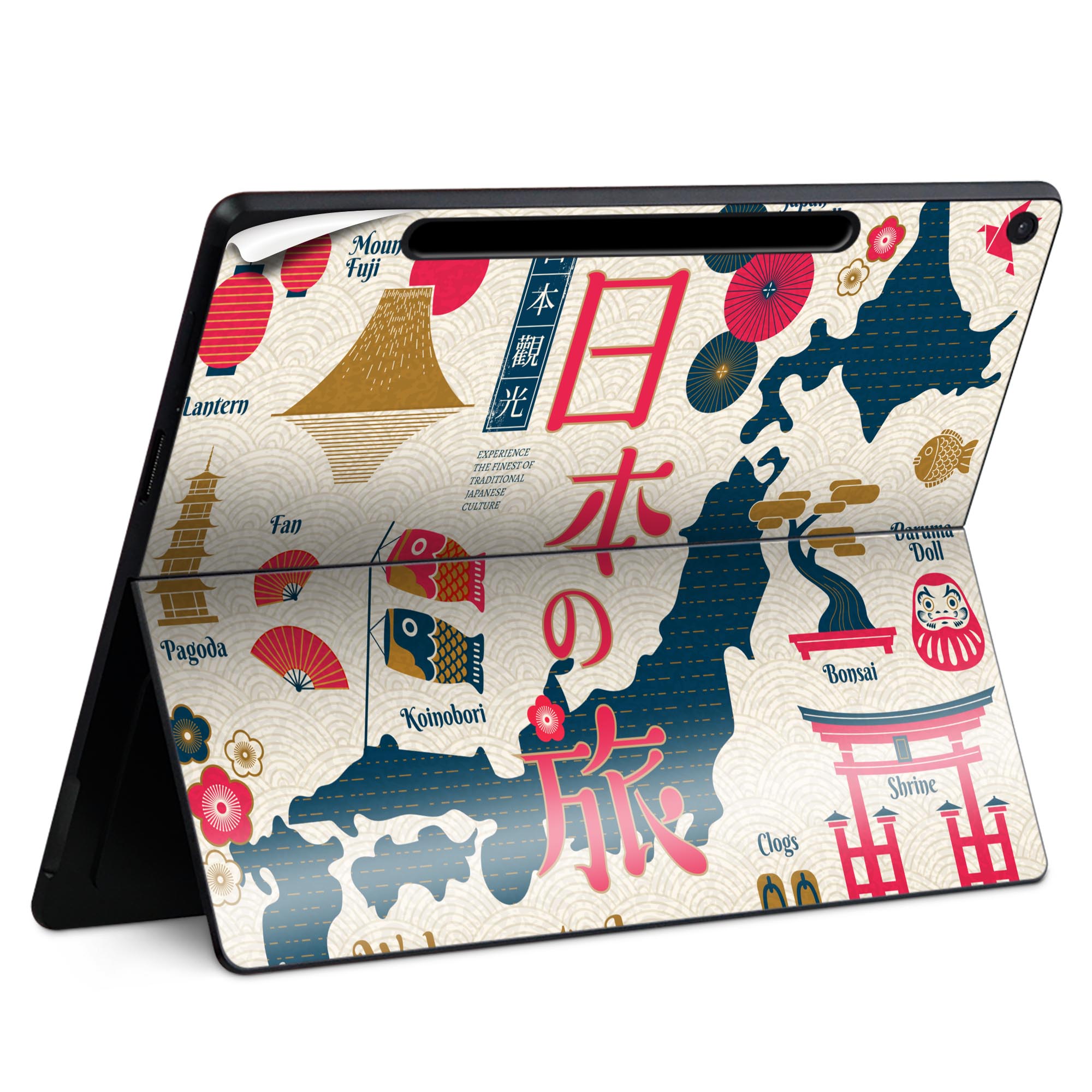 商品特徴・貼るだけでかんたん着せ替え、Surfac Pro 12インチ(2025) 共通対応デザインスキンシール・高精細プリントで写真と遜色のない仕上がり！半光沢シートでしっとりツヤのある表現力・ちょっとしたすり傷からSurface本体を保...