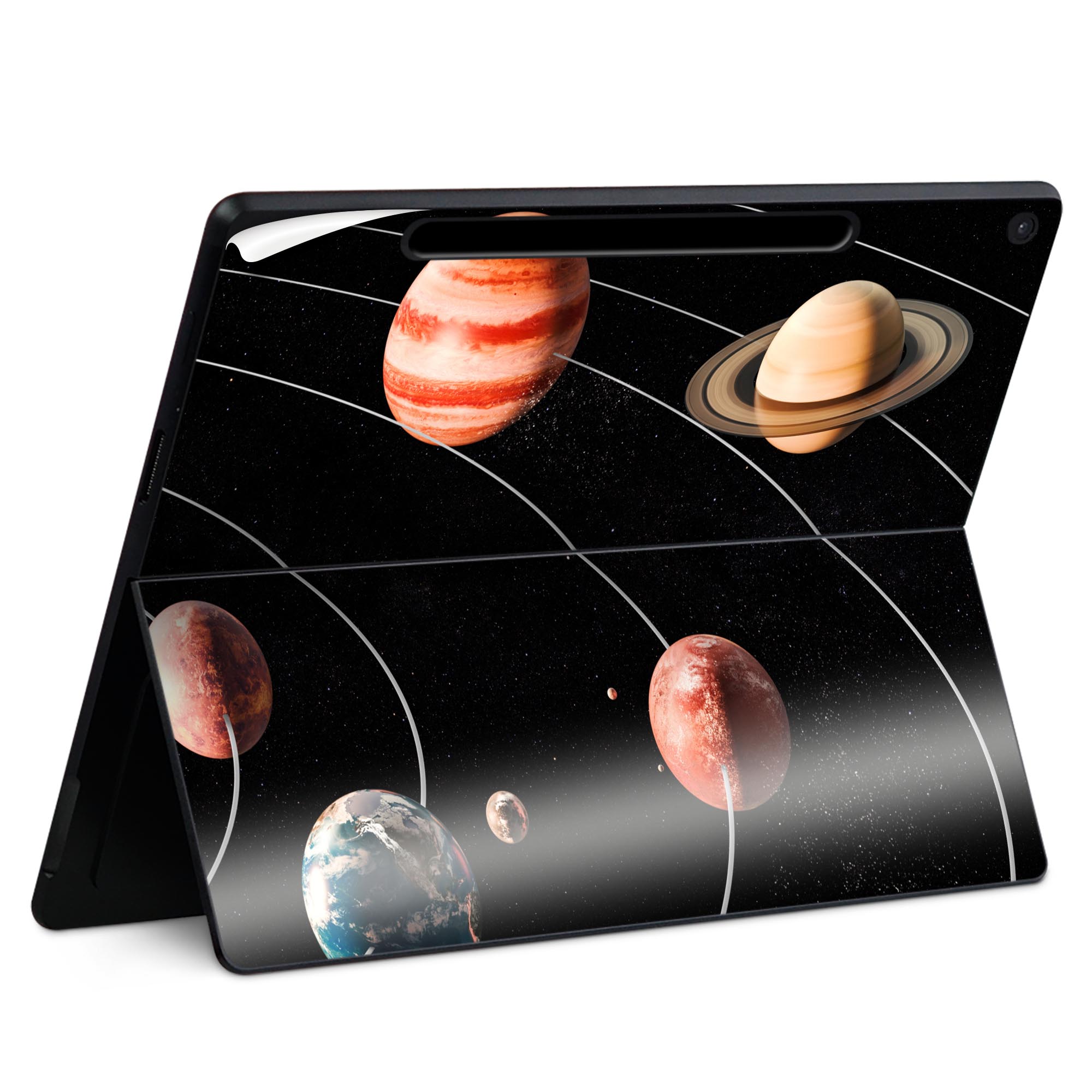 商品特徴・貼るだけでかんたん着せ替え、Surfac Pro 12インチ(2025) 共通対応デザインスキンシール・高精細プリントで写真と遜色のない仕上がり！半光沢シートでしっとりツヤのある表現力・ちょっとしたすり傷からSurface本体を保...