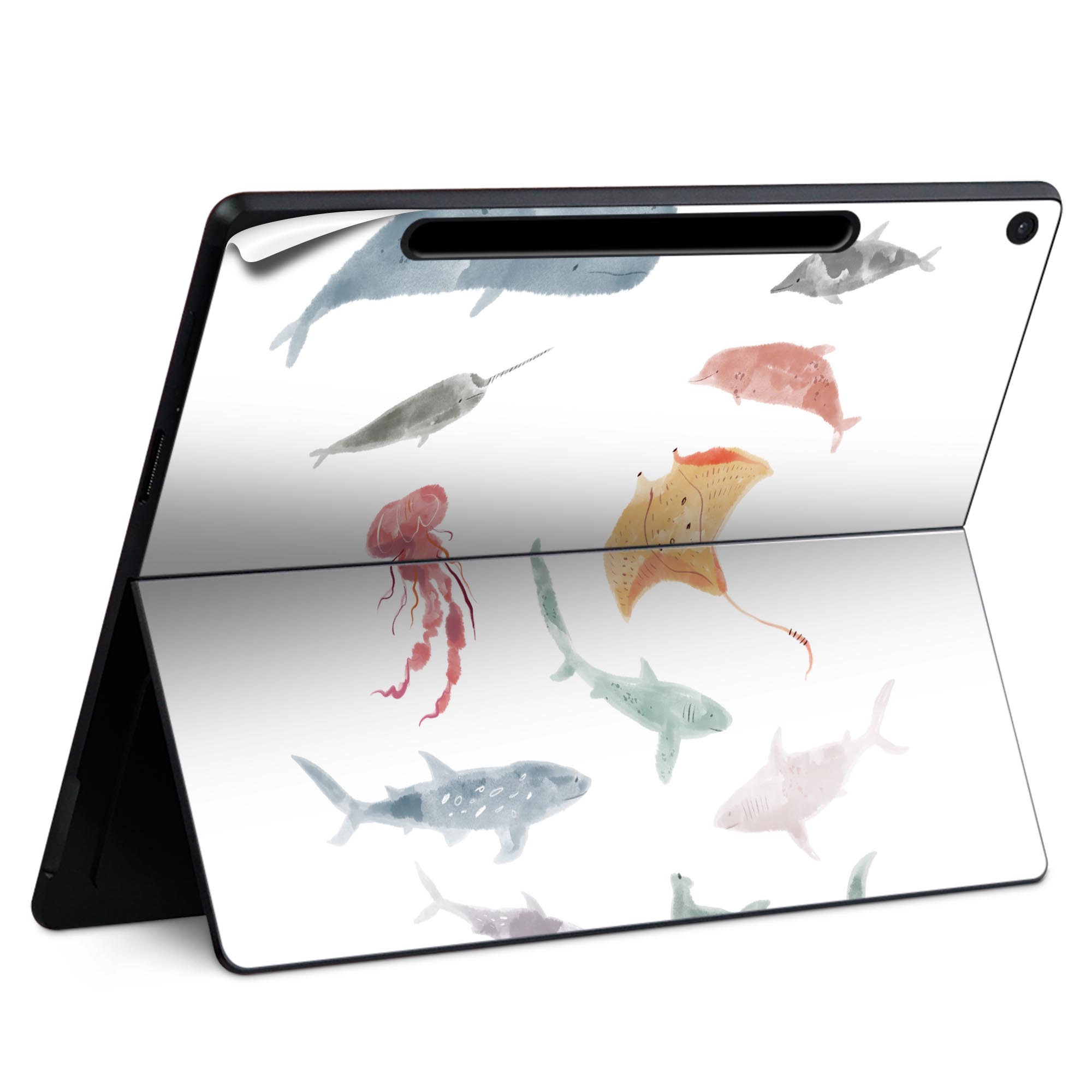 商品特徴・貼るだけでかんたん着せ替え、Surfac Pro 12インチ(2025) 共通対応デザインスキンシール・高精細プリントで写真と遜色のない仕上がり！半光沢シートでしっとりツヤのある表現力・ちょっとしたすり傷からSurface本体を保...