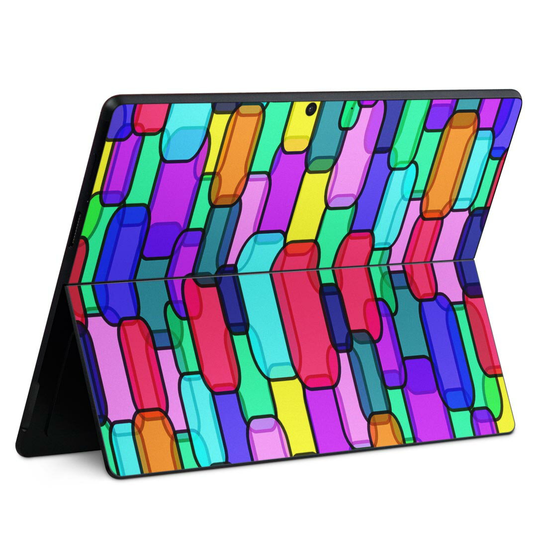 商品特徴・貼るだけでかんたん着せ替え、Surface Pro9 Pro 8 Surface Pro X 共通対応デザインスキンシール・高精細プリントで写真と遜色のない仕上がり！半光沢シートでしっとりツヤのある表現力・ちょっとしたすり傷からS...