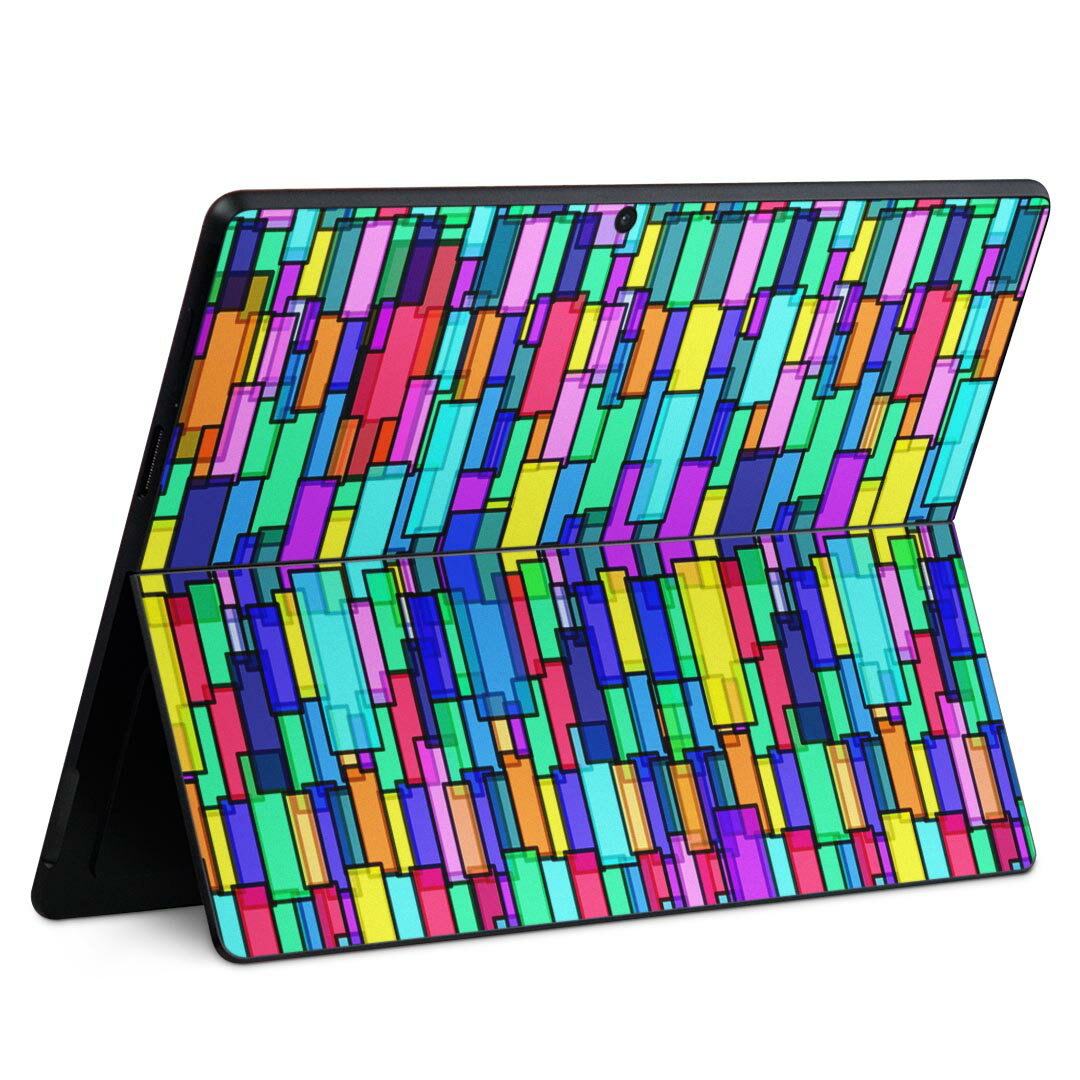 商品特徴・貼るだけでかんたん着せ替え、Surface Pro9 Pro 8 Surface Pro X 共通対応デザインスキンシール・高精細プリントで写真と遜色のない仕上がり！半光沢シートでしっとりツヤのある表現力・ちょっとしたすり傷からS...