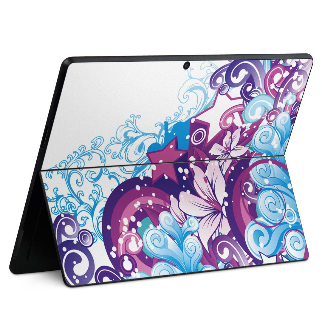 商品特徴・貼るだけでかんたん着せ替え、Surface Pro9 Pro 8 Surface Pro X 共通対応デザインスキンシール・高精細プリントで写真と遜色のない仕上がり！半光沢シートでしっとりツヤのある表現力・ちょっとしたすり傷からS...