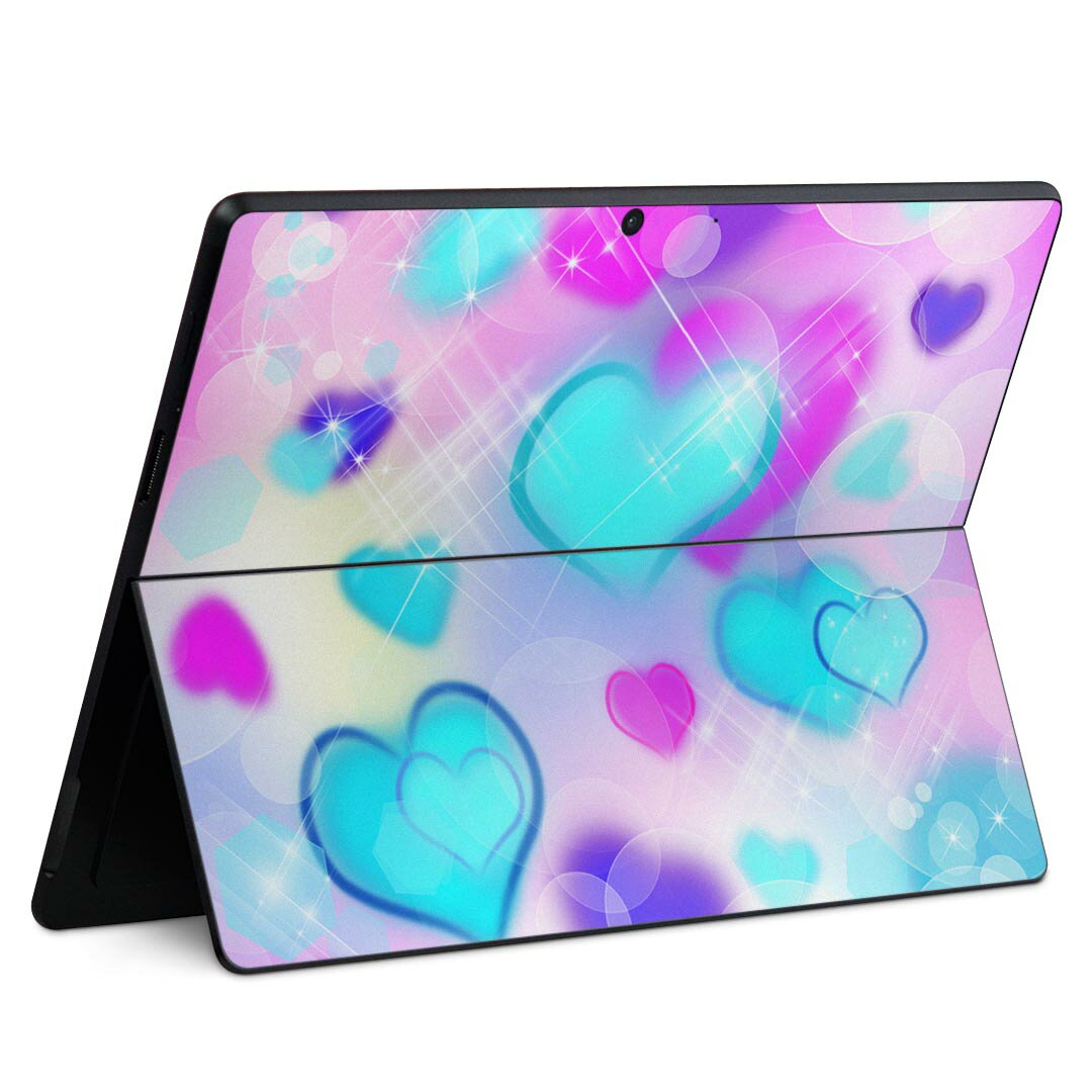 商品特徴・貼るだけでかんたん着せ替え、Surface Pro9 Pro 8 Surface Pro X 共通対応デザインスキンシール・高精細プリントで写真と遜色のない仕上がり！半光沢シートでしっとりツヤのある表現力・ちょっとしたすり傷からS...