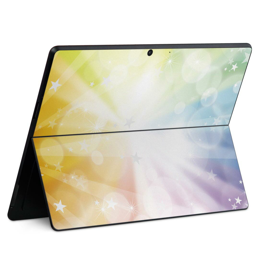 商品特徴・貼るだけでかんたん着せ替え、Surface Pro9 Pro 8 Surface Pro X 共通対応デザインスキンシール・高精細プリントで写真と遜色のない仕上がり！半光沢シートでしっとりツヤのある表現力・ちょっとしたすり傷からS...