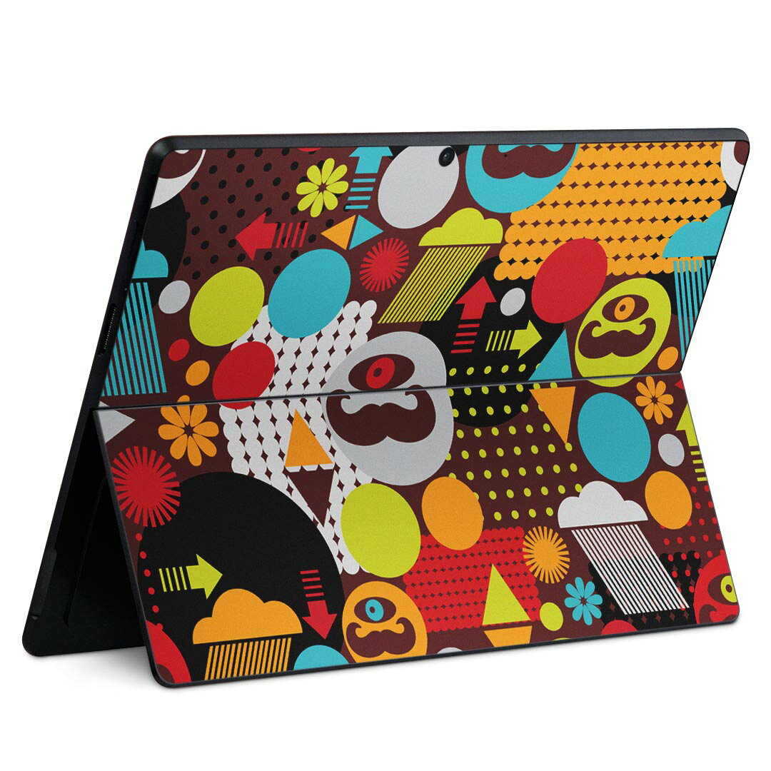 商品特徴・貼るだけでかんたん着せ替え、Surface Pro9 Pro 8 Surface Pro X 共通対応デザインスキンシール・高精細プリントで写真と遜色のない仕上がり！半光沢シートでしっとりツヤのある表現力・ちょっとしたすり傷からS...
