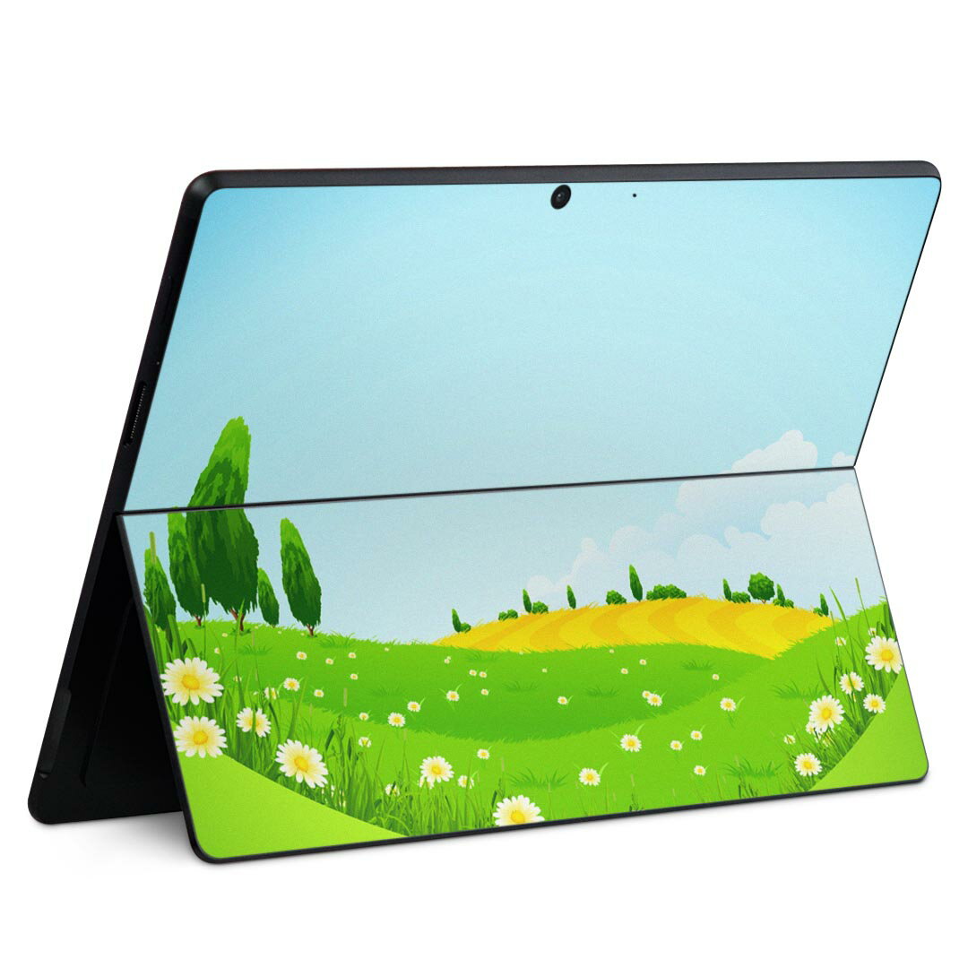 商品特徴・貼るだけでかんたん着せ替え、Surface Pro9 Pro 8 Surface Pro X 共通対応デザインスキンシール・高精細プリントで写真と遜色のない仕上がり！半光沢シートでしっとりツヤのある表現力・ちょっとしたすり傷からS...