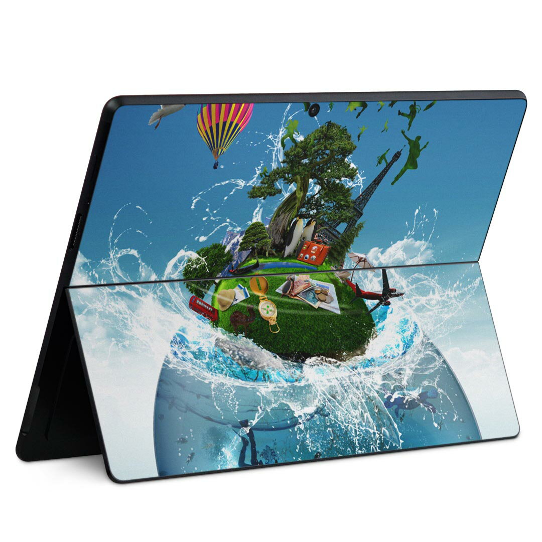 商品特徴・貼るだけでかんたん着せ替え、Surface Pro9 Pro 8 Surface Pro X 共通対応デザインスキンシール・高精細プリントで写真と遜色のない仕上がり！半光沢シートでしっとりツヤのある表現力・ちょっとしたすり傷からS...