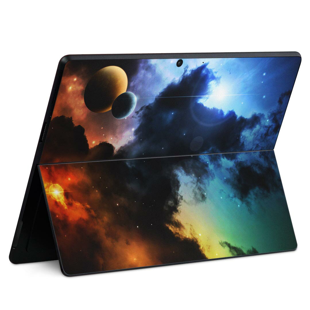 商品特徴・貼るだけでかんたん着せ替え、Surface Pro9 Pro 8 Surface Pro X 共通対応デザインスキンシール・高精細プリントで写真と遜色のない仕上がり！半光沢シートでしっとりツヤのある表現力・ちょっとしたすり傷からS...