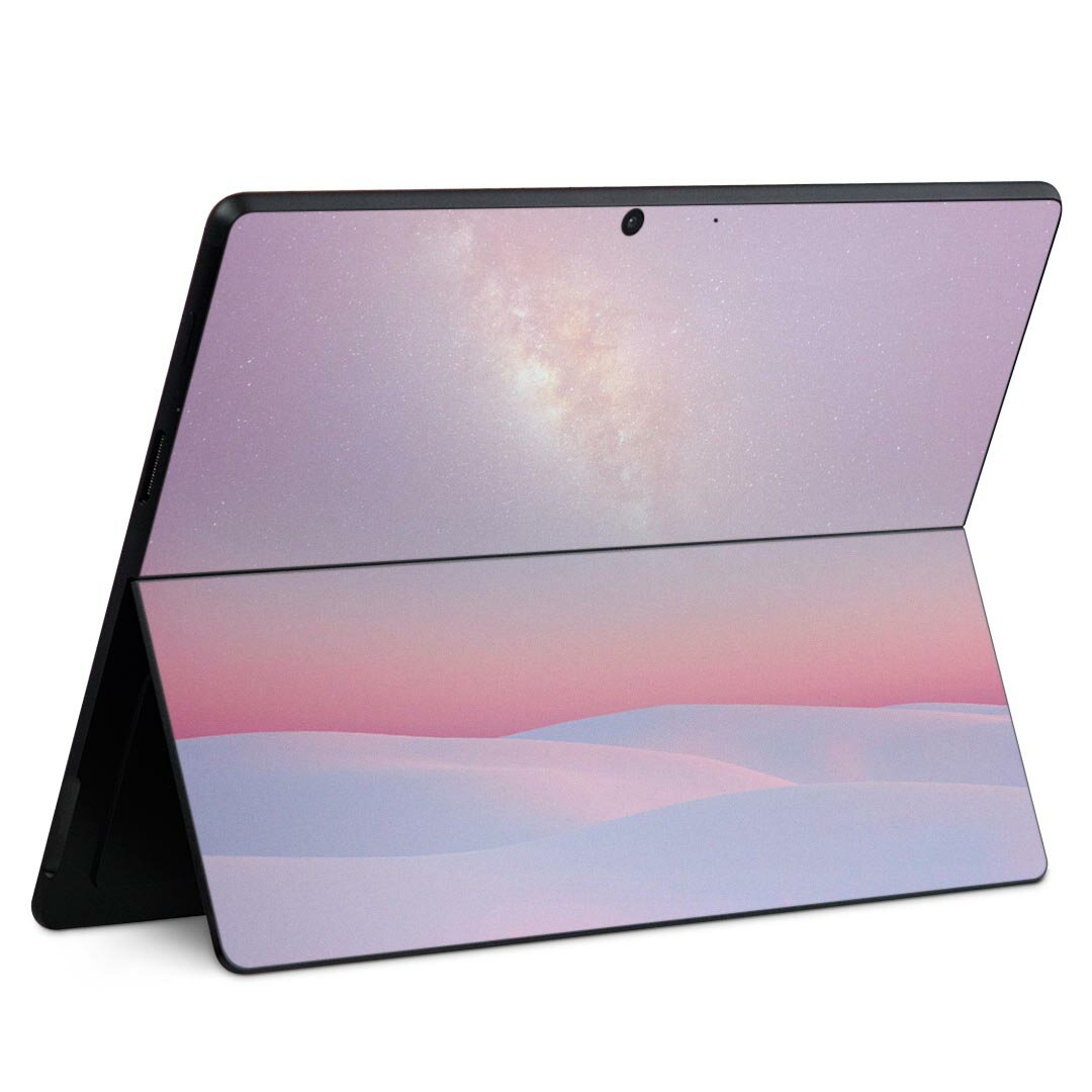 商品特徴・貼るだけでかんたん着せ替え、Surface Pro9 Pro 8 Surface Pro X 共通対応デザインスキンシール・高精細プリントで写真と遜色のない仕上がり！半光沢シートでしっとりツヤのある表現力・ちょっとしたすり傷からS...