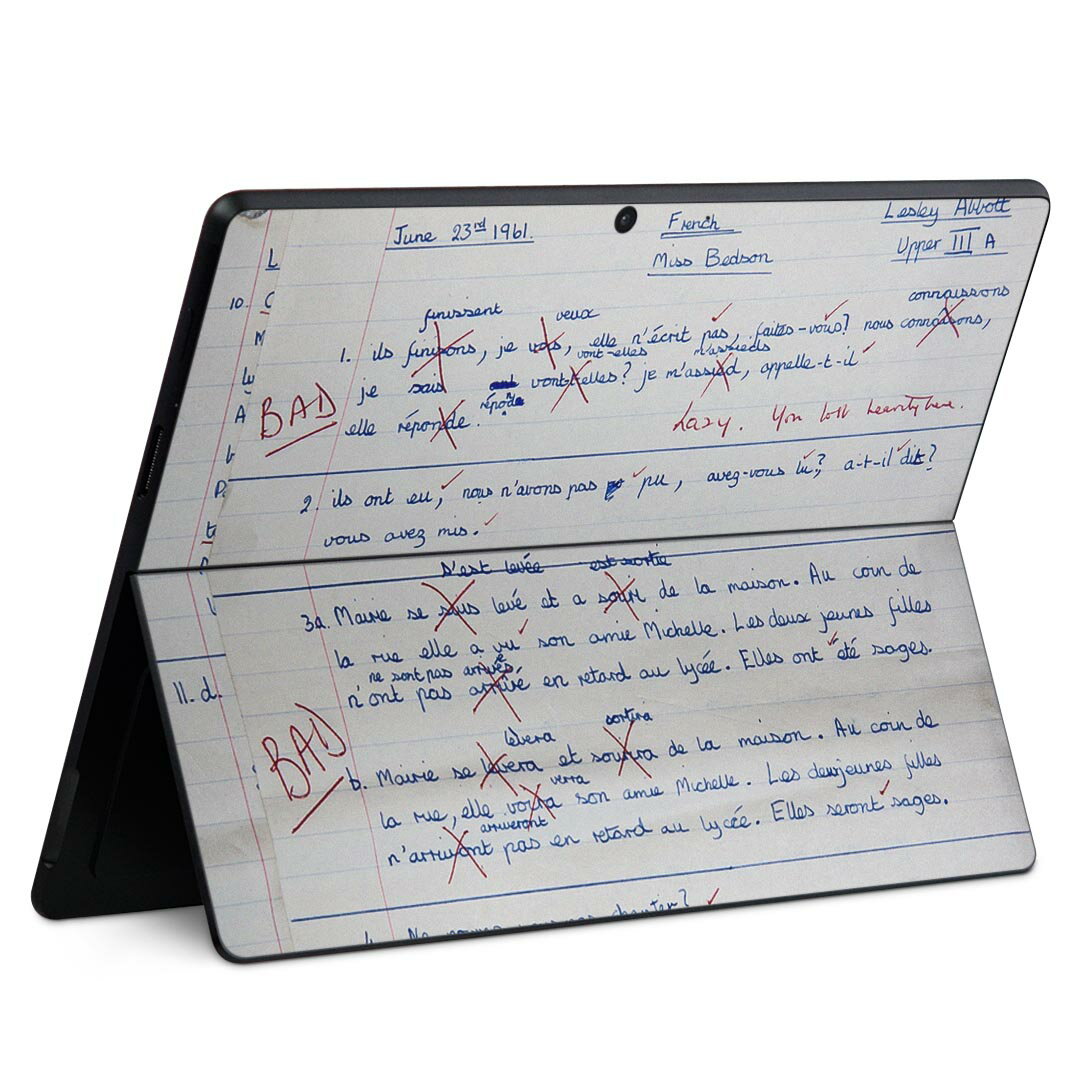 商品特徴・貼るだけでかんたん着せ替え、Surface Pro9 Pro 8 Surface Pro X 共通対応デザインスキンシール・高精細プリントで写真と遜色のない仕上がり！半光沢シートでしっとりツヤのある表現力・ちょっとしたすり傷からS...