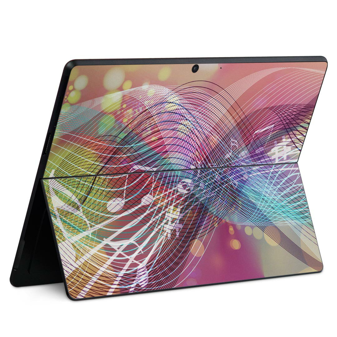 商品特徴・貼るだけでかんたん着せ替え、Surface Pro9 Pro 8 Surface Pro X 共通対応デザインスキンシール・高精細プリントで写真と遜色のない仕上がり！半光沢シートでしっとりツヤのある表現力・ちょっとしたすり傷からS...