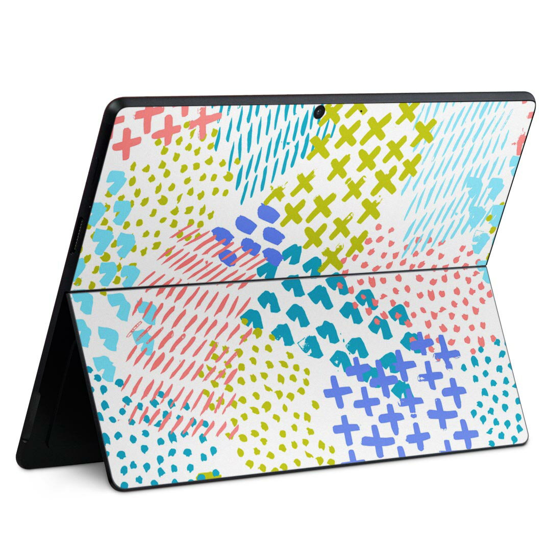 商品特徴・貼るだけでかんたん着せ替え、Surface Pro9 Pro 8 Surface Pro X 共通対応デザインスキンシール・高精細プリントで写真と遜色のない仕上がり！半光沢シートでしっとりツヤのある表現力・ちょっとしたすり傷からS...