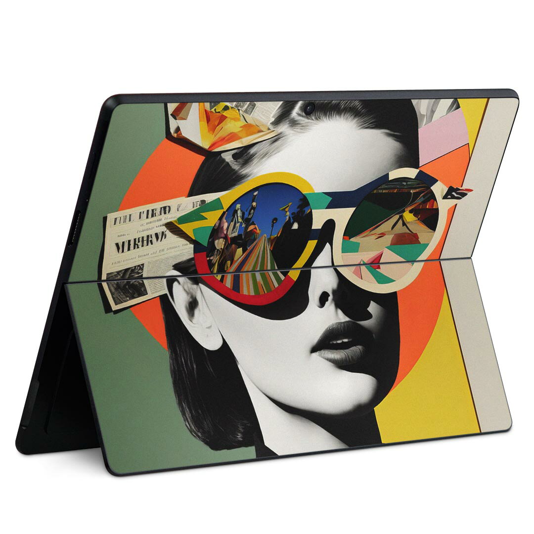 商品特徴・貼るだけでかんたん着せ替え、Surface Pro9 Pro 8 Surface Pro X 共通対応デザインスキンシール・高精細プリントで写真と遜色のない仕上がり！半光沢シートでしっとりツヤのある表現力・ちょっとしたすり傷からS...