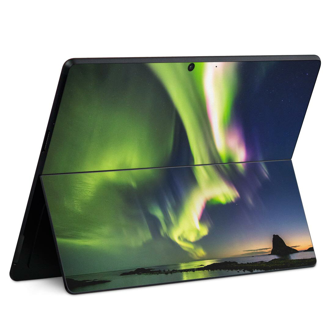 商品特徴・貼るだけでかんたん着せ替え、Surface Pro9 Pro 8 Surface Pro X 共通対応デザインスキンシール・高精細プリントで写真と遜色のない仕上がり！半光沢シートでしっとりツヤのある表現力・ちょっとしたすり傷からS...
