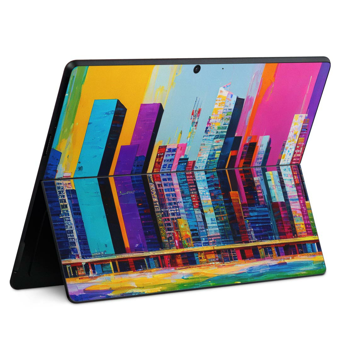 商品特徴・貼るだけでかんたん着せ替え、Surface Pro9 Pro 8 Surface Pro X 共通対応デザインスキンシール・高精細プリントで写真と遜色のない仕上がり！半光沢シートでしっとりツヤのある表現力・ちょっとしたすり傷からS...