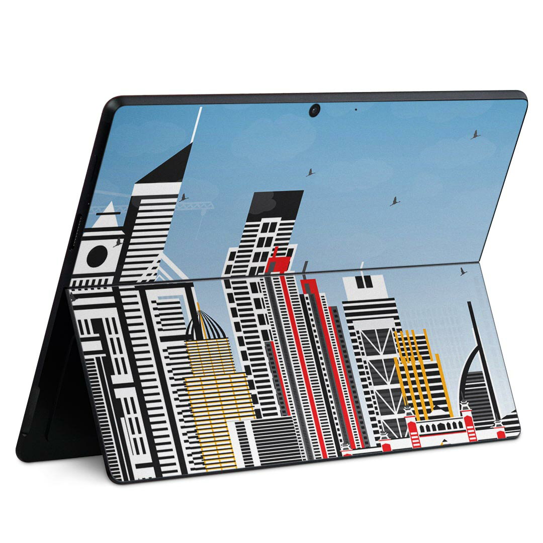 商品特徴・貼るだけでかんたん着せ替え、Surface Pro9 Pro 8 Surface Pro X 共通対応デザインスキンシール・高精細プリントで写真と遜色のない仕上がり！半光沢シートでしっとりツヤのある表現力・ちょっとしたすり傷からS...