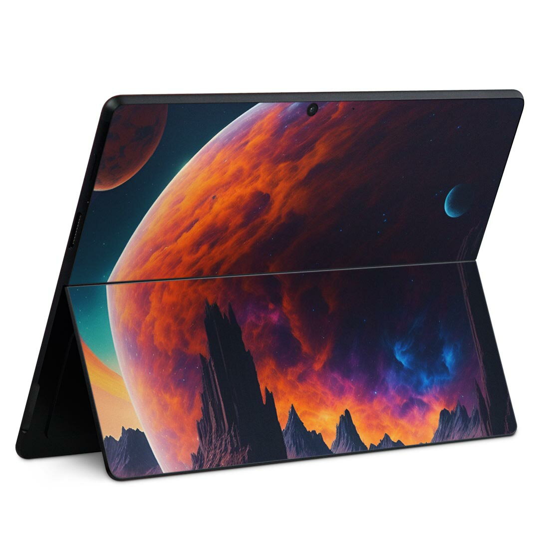 商品特徴・貼るだけでかんたん着せ替え、Surface Pro9 Pro 8 Surface Pro X 共通対応デザインスキンシール・高精細プリントで写真と遜色のない仕上がり！半光沢シートでしっとりツヤのある表現力・ちょっとしたすり傷からS...