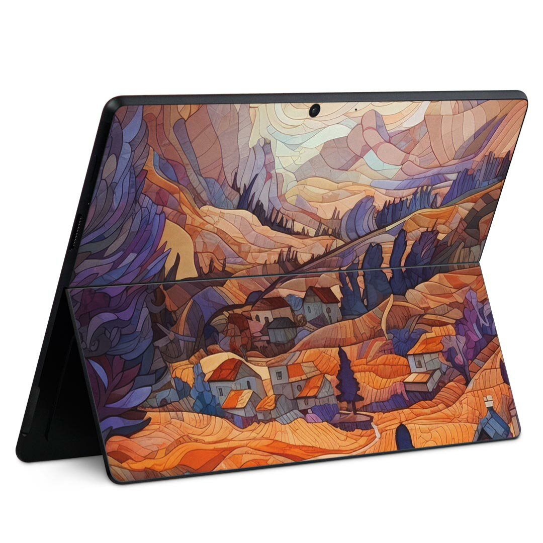 商品特徴・貼るだけでかんたん着せ替え、Surface Pro9 Pro 8 Surface Pro X 共通対応デザインスキンシール・高精細プリントで写真と遜色のない仕上がり！半光沢シートでしっとりツヤのある表現力・ちょっとしたすり傷からS...