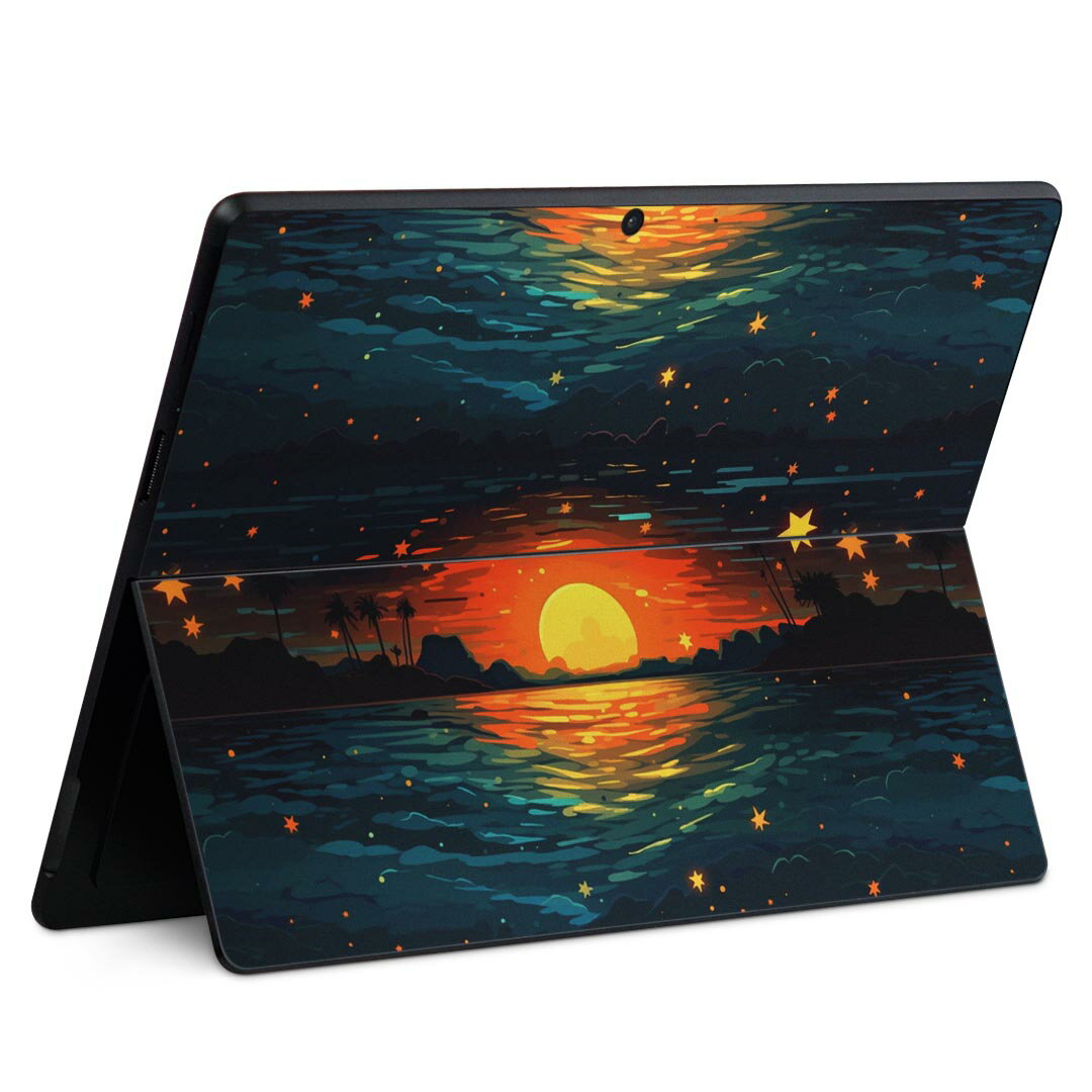 商品特徴・貼るだけでかんたん着せ替え、Surface Pro9 Pro 8 Surface Pro X 共通対応デザインスキンシール・高精細プリントで写真と遜色のない仕上がり！半光沢シートでしっとりツヤのある表現力・ちょっとしたすり傷からS...