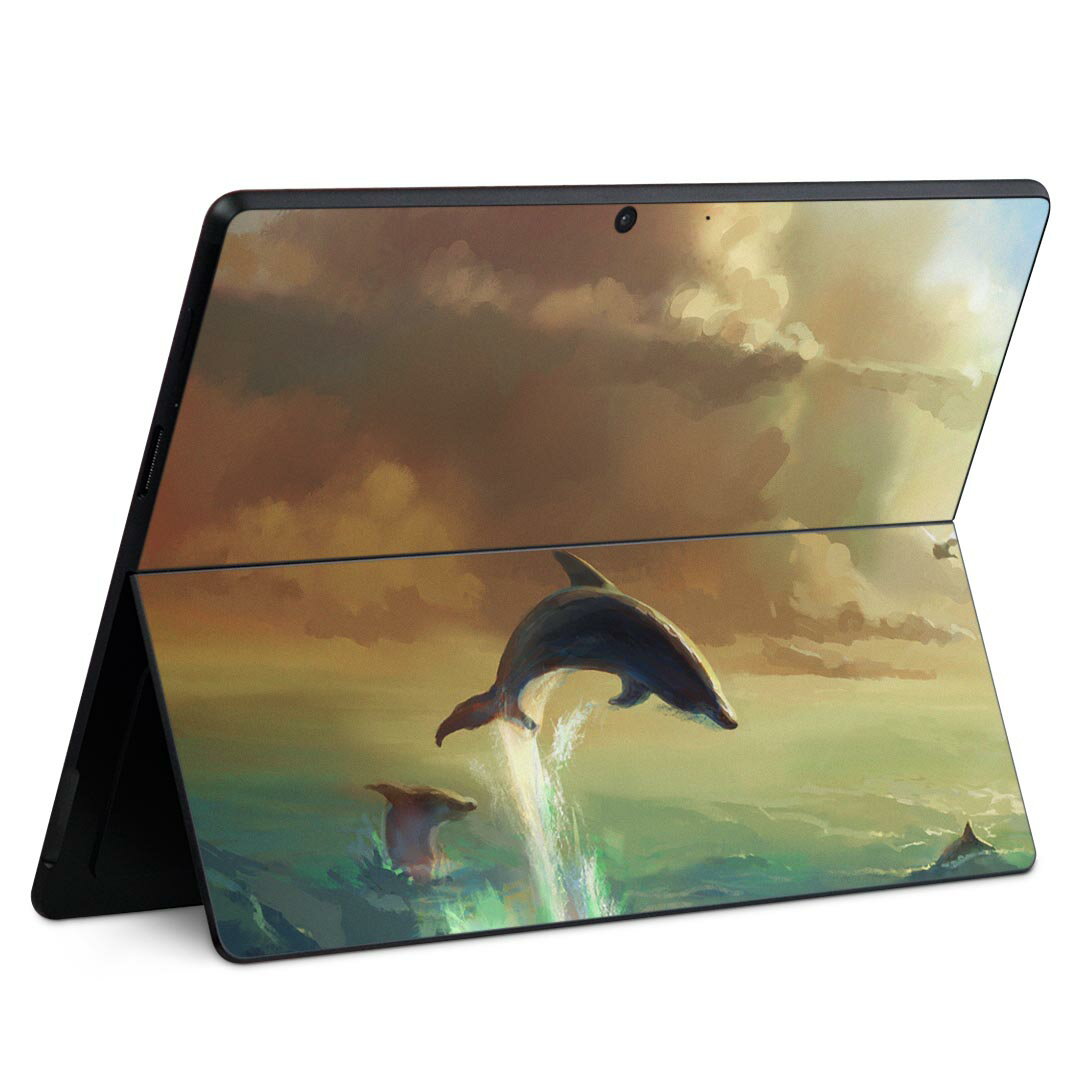 商品特徴・貼るだけでかんたん着せ替え、Surface Pro9 Pro 8 Surface Pro X 共通対応デザインスキンシール・高精細プリントで写真と遜色のない仕上がり！半光沢シートでしっとりツヤのある表現力・ちょっとしたすり傷からS...