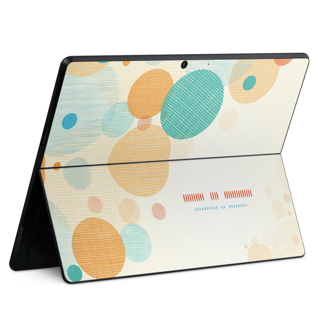 商品特徴・貼るだけでかんたん着せ替え、Surface Pro9 Pro 8 Surface Pro X 共通対応デザインスキンシール・高精細プリントで写真と遜色のない仕上がり！半光沢シートでしっとりツヤのある表現力・ちょっとしたすり傷からS...