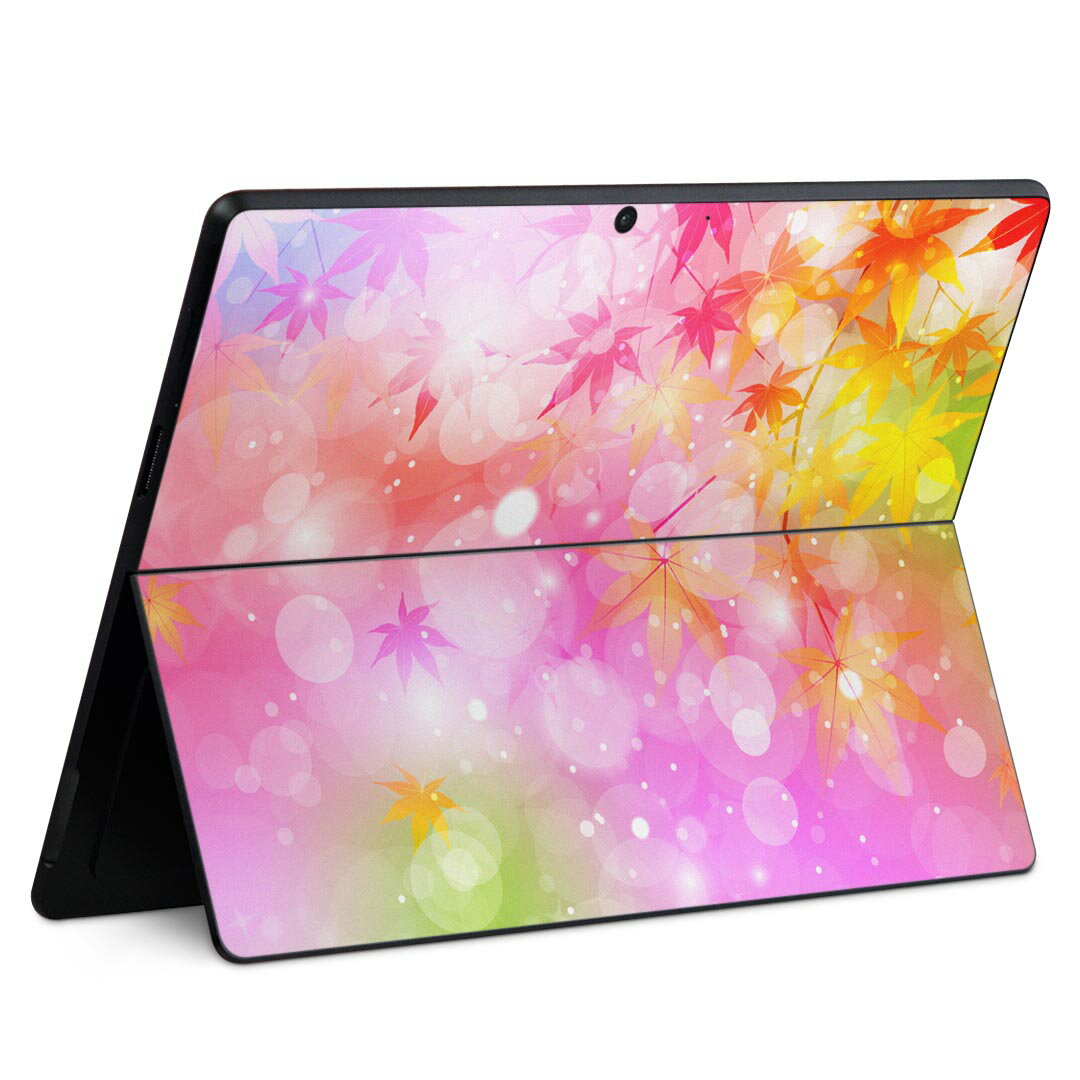 商品特徴・貼るだけでかんたん着せ替え、Surface Pro9 Pro 8 Surface Pro X 共通対応デザインスキンシール・高精細プリントで写真と遜色のない仕上がり！半光沢シートでしっとりツヤのある表現力・ちょっとしたすり傷からS...