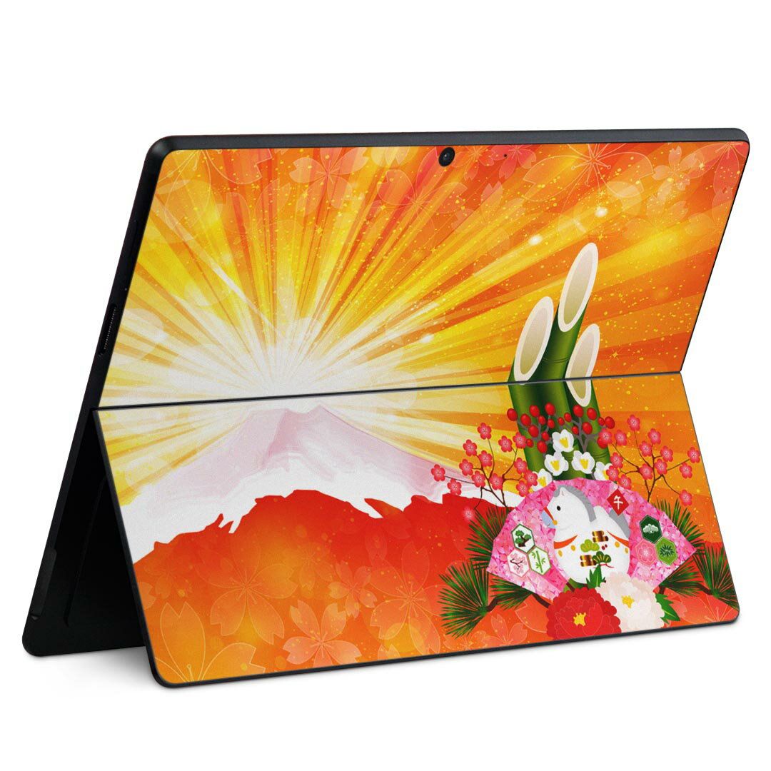 商品特徴・貼るだけでかんたん着せ替え、Surface Pro9 Pro 8 Surface Pro X 共通対応デザインスキンシール・高精細プリントで写真と遜色のない仕上がり！半光沢シートでしっとりツヤのある表現力・ちょっとしたすり傷からS...