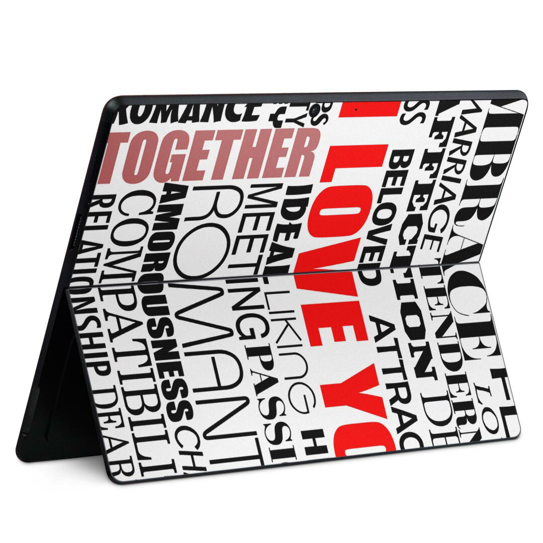 商品特徴・貼るだけでかんたん着せ替え、Surface Pro9 Pro 8 Surface Pro X 共通対応デザインスキンシール・高精細プリントで写真と遜色のない仕上がり！半光沢シートでしっとりツヤのある表現力・ちょっとしたすり傷からS...