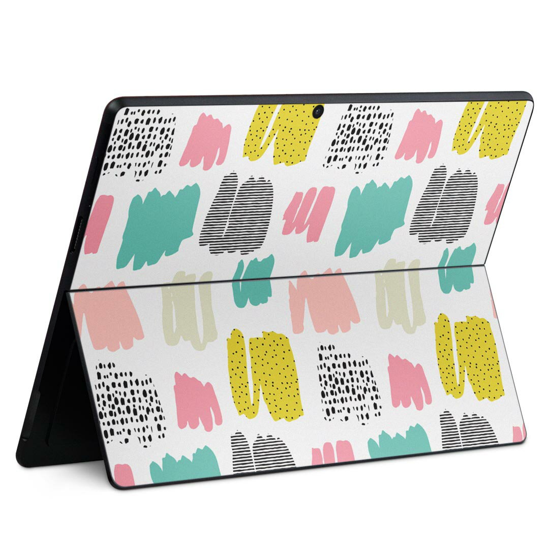 商品特徴・貼るだけでかんたん着せ替え、Surface Pro9 Pro 8 Surface Pro X 共通対応デザインスキンシール・高精細プリントで写真と遜色のない仕上がり！半光沢シートでしっとりツヤのある表現力・ちょっとしたすり傷からS...