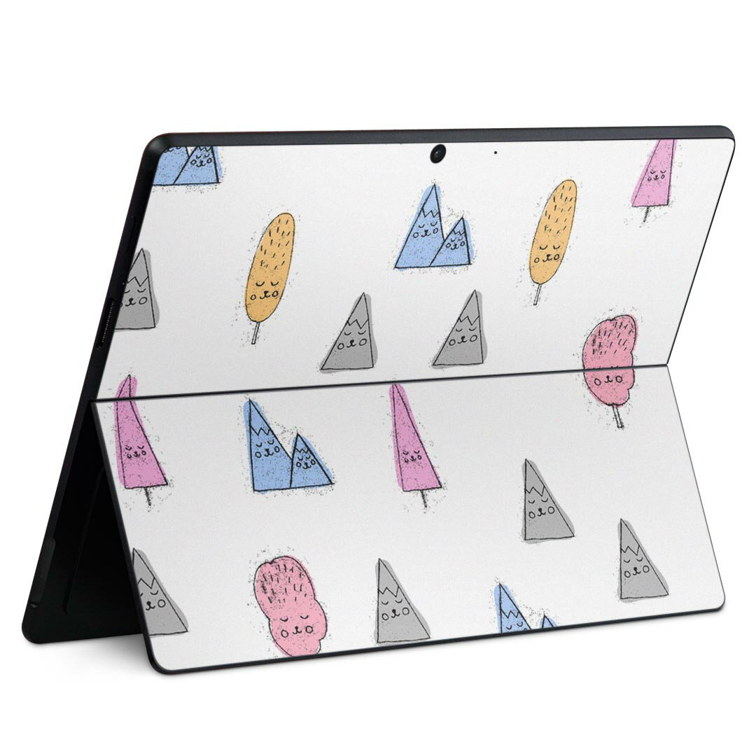 商品特徴・貼るだけでかんたん着せ替え、Surface Pro9 Pro 8 Surface Pro X 共通対応デザインスキンシール・高精細プリントで写真と遜色のない仕上がり！半光沢シートでしっとりツヤのある表現力・ちょっとしたすり傷からS...