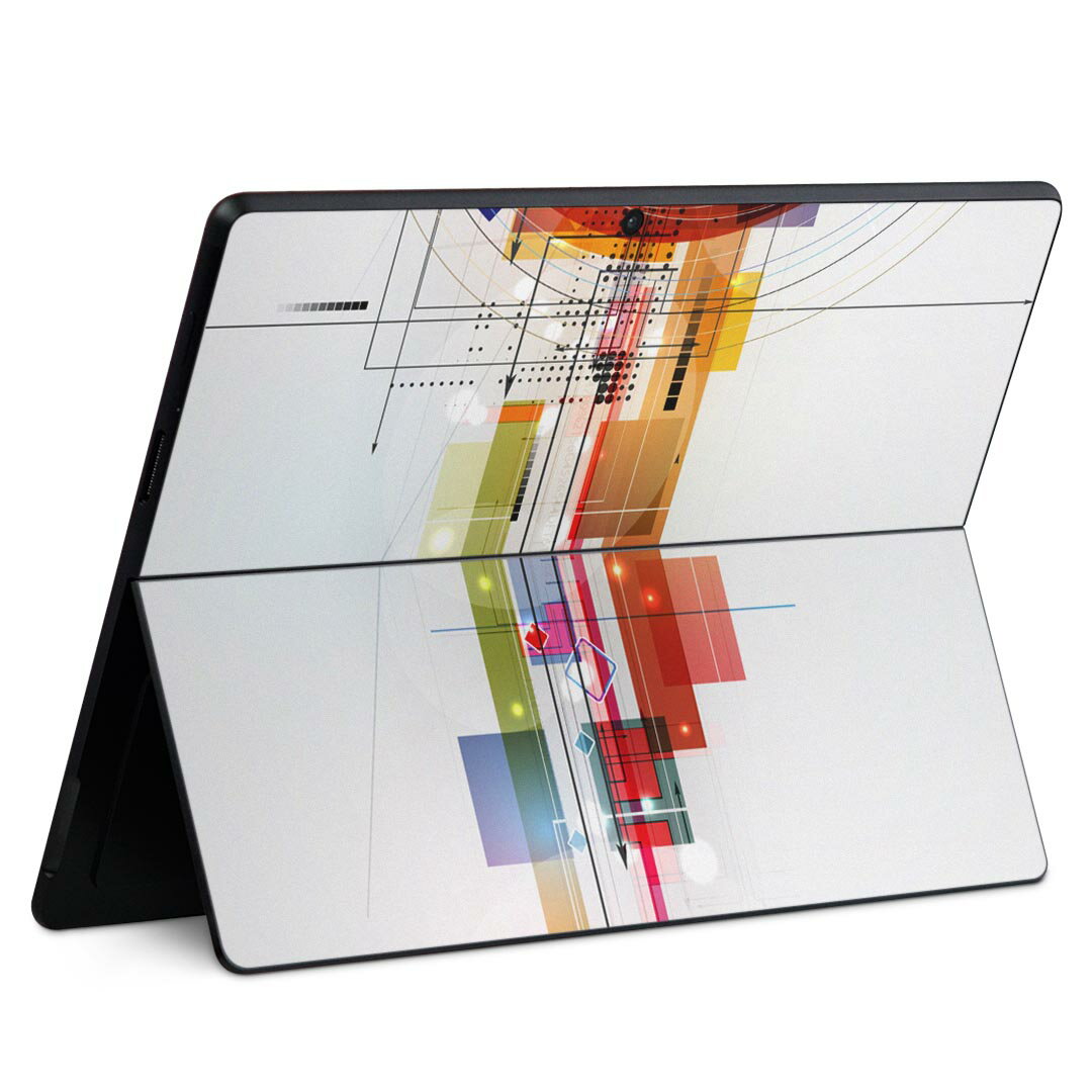 商品特徴・貼るだけでかんたん着せ替え、Surface Pro9 Pro 8 Surface Pro X 共通対応デザインスキンシール・高精細プリントで写真と遜色のない仕上がり！半光沢シートでしっとりツヤのある表現力・ちょっとしたすり傷からS...