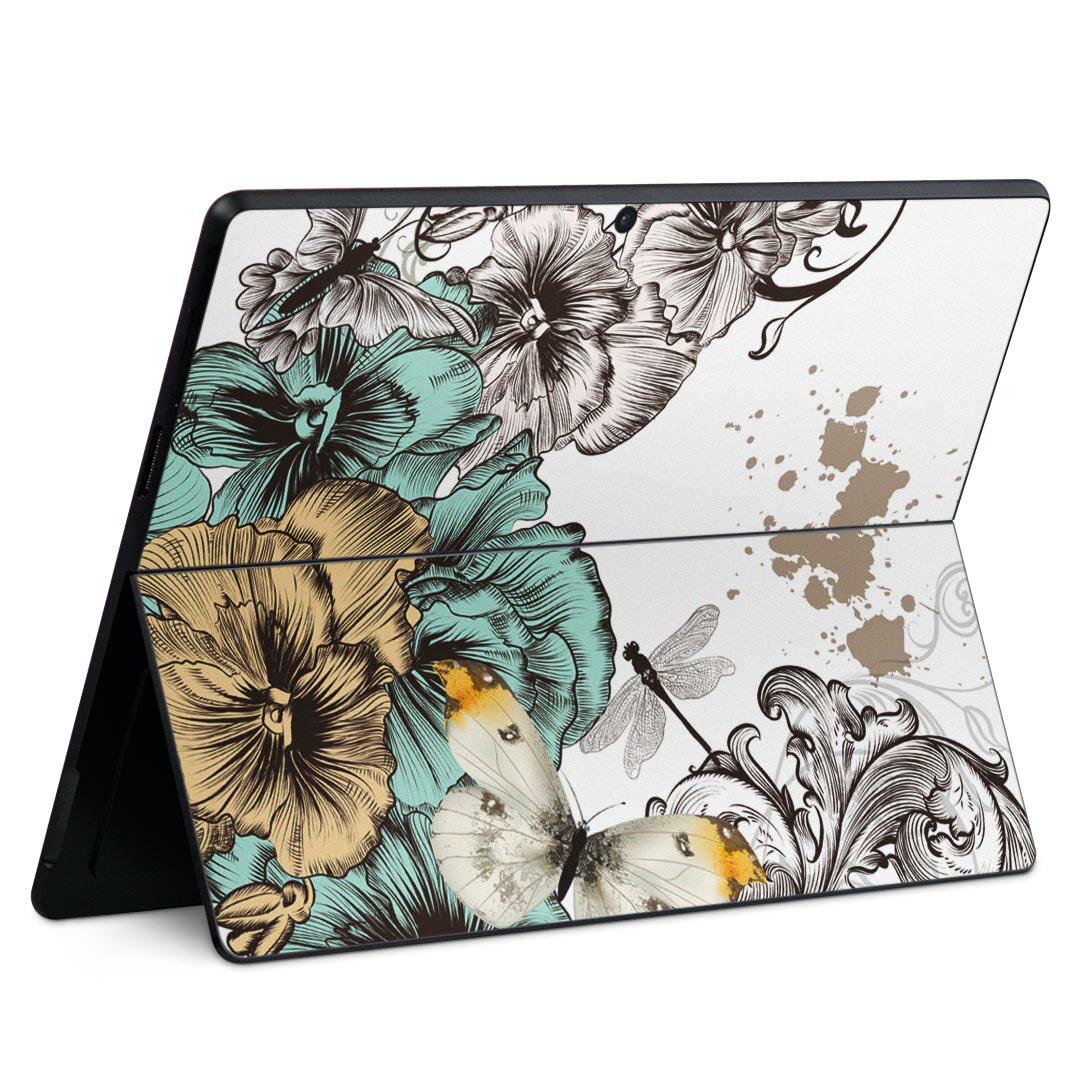 商品特徴・貼るだけでかんたん着せ替え、Surface Pro9 Pro 8 Surface Pro X 共通対応デザインスキンシール・高精細プリントで写真と遜色のない仕上がり！半光沢シートでしっとりツヤのある表現力・ちょっとしたすり傷からS...