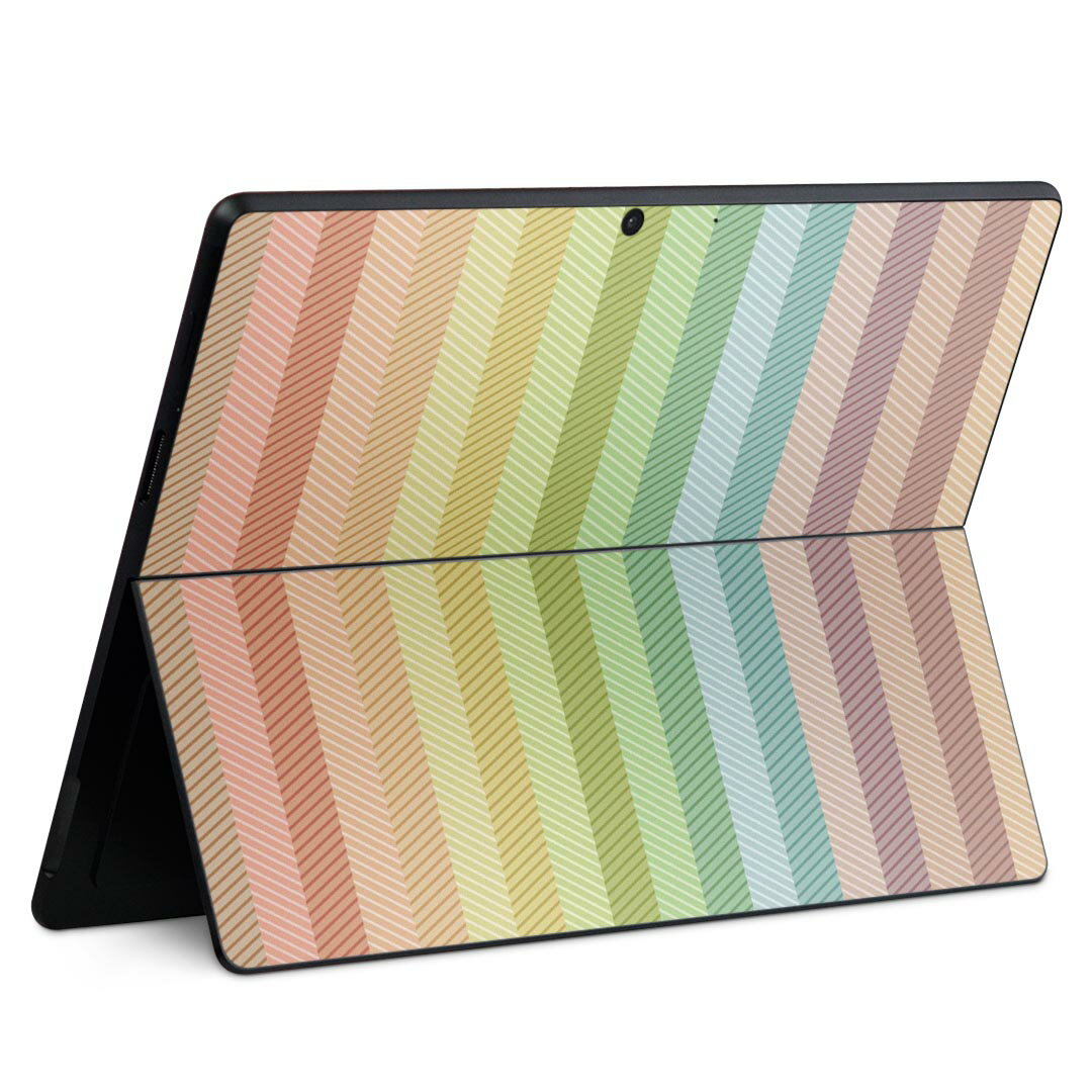 商品特徴・貼るだけでかんたん着せ替え、Surface Pro9 Pro 8 Surface Pro X 共通対応デザインスキンシール・高精細プリントで写真と遜色のない仕上がり！半光沢シートでしっとりツヤのある表現力・ちょっとしたすり傷からS...