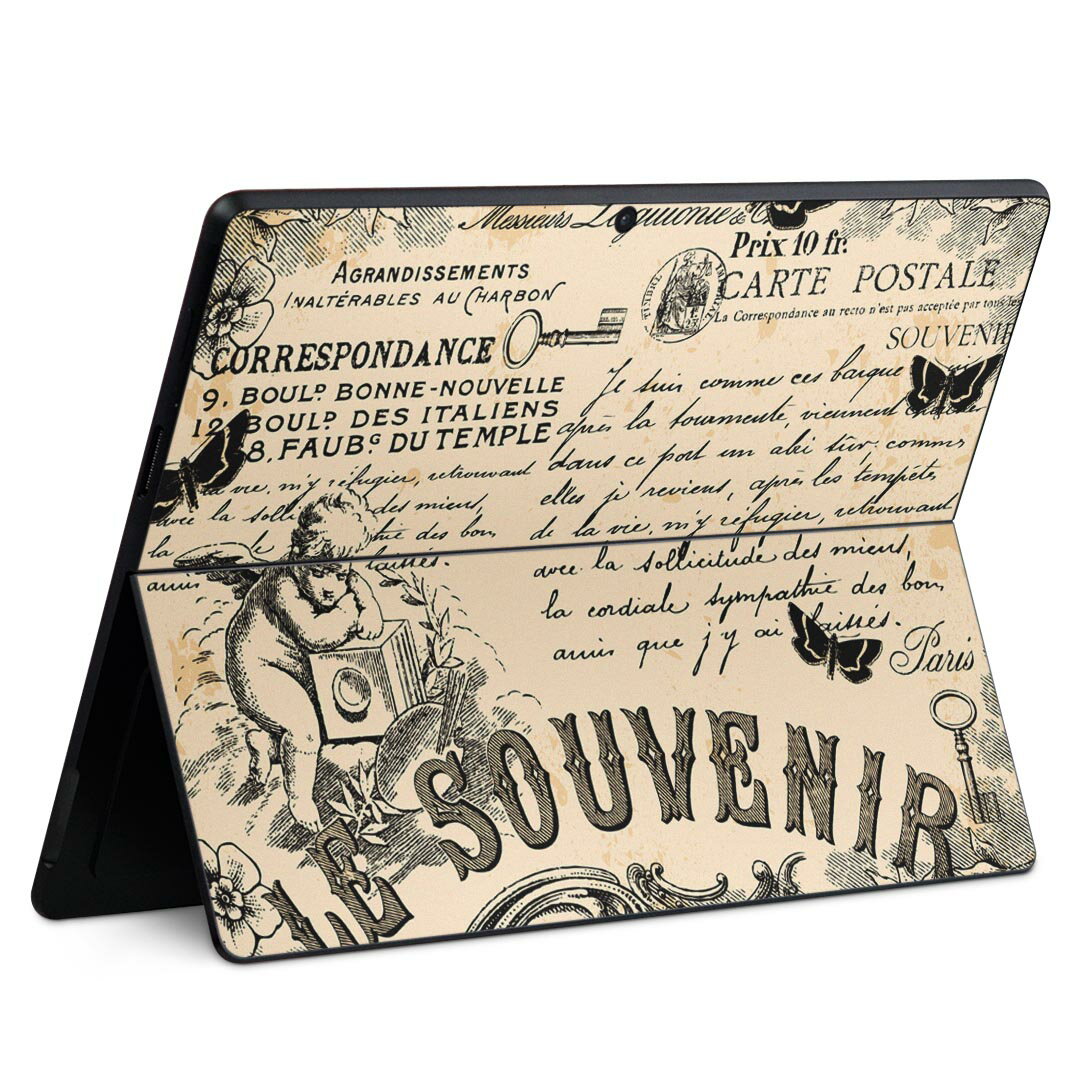 商品特徴・貼るだけでかんたん着せ替え、Surface Pro9 Pro 8 Surface Pro X 共通対応デザインスキンシール・高精細プリントで写真と遜色のない仕上がり！半光沢シートでしっとりツヤのある表現力・ちょっとしたすり傷からS...