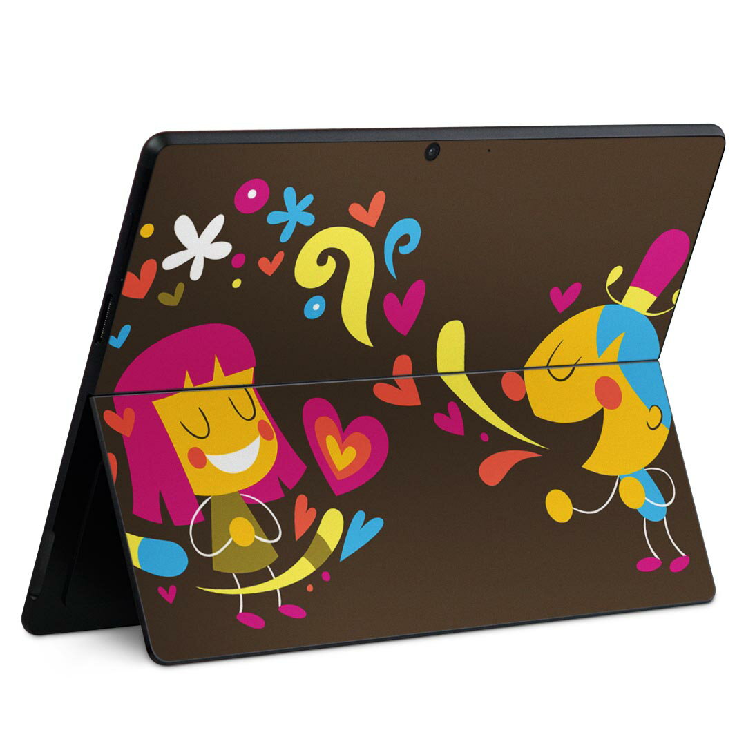 商品特徴・貼るだけでかんたん着せ替え、Surface Pro9 Pro 8 Surface Pro X 共通対応デザインスキンシール・高精細プリントで写真と遜色のない仕上がり！半光沢シートでしっとりツヤのある表現力・ちょっとしたすり傷からS...