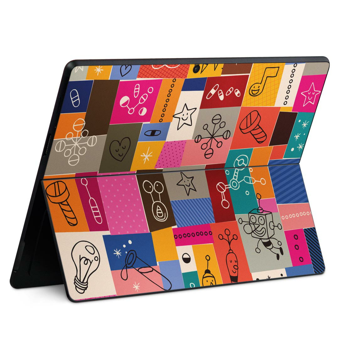 商品特徴・貼るだけでかんたん着せ替え、Surface Pro9 Pro 8 Surface Pro X 共通対応デザインスキンシール・高精細プリントで写真と遜色のない仕上がり！半光沢シートでしっとりツヤのある表現力・ちょっとしたすり傷からS...