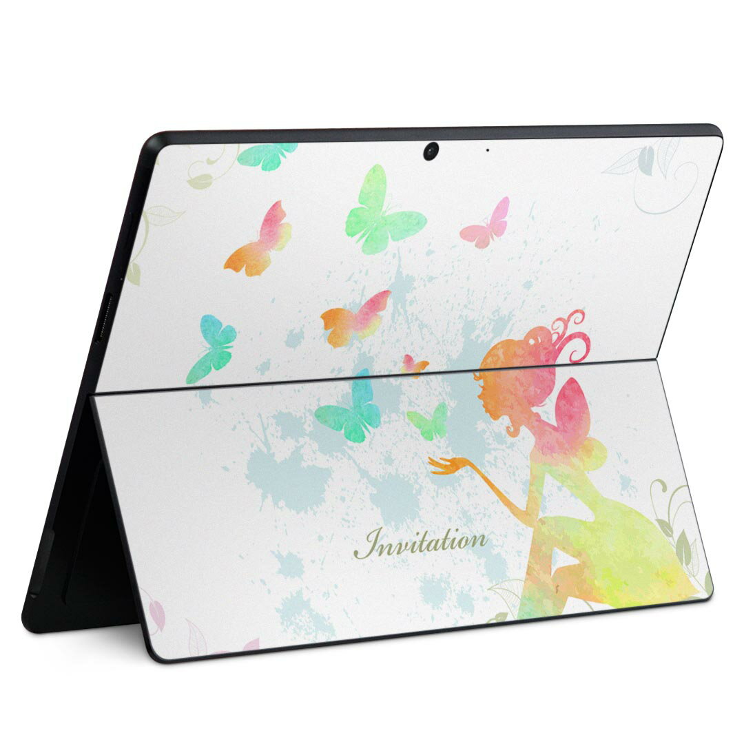 商品特徴・貼るだけでかんたん着せ替え、Surface Pro9 Pro 8 Surface Pro X 共通対応デザインスキンシール・高精細プリントで写真と遜色のない仕上がり！半光沢シートでしっとりツヤのある表現力・ちょっとしたすり傷からS...