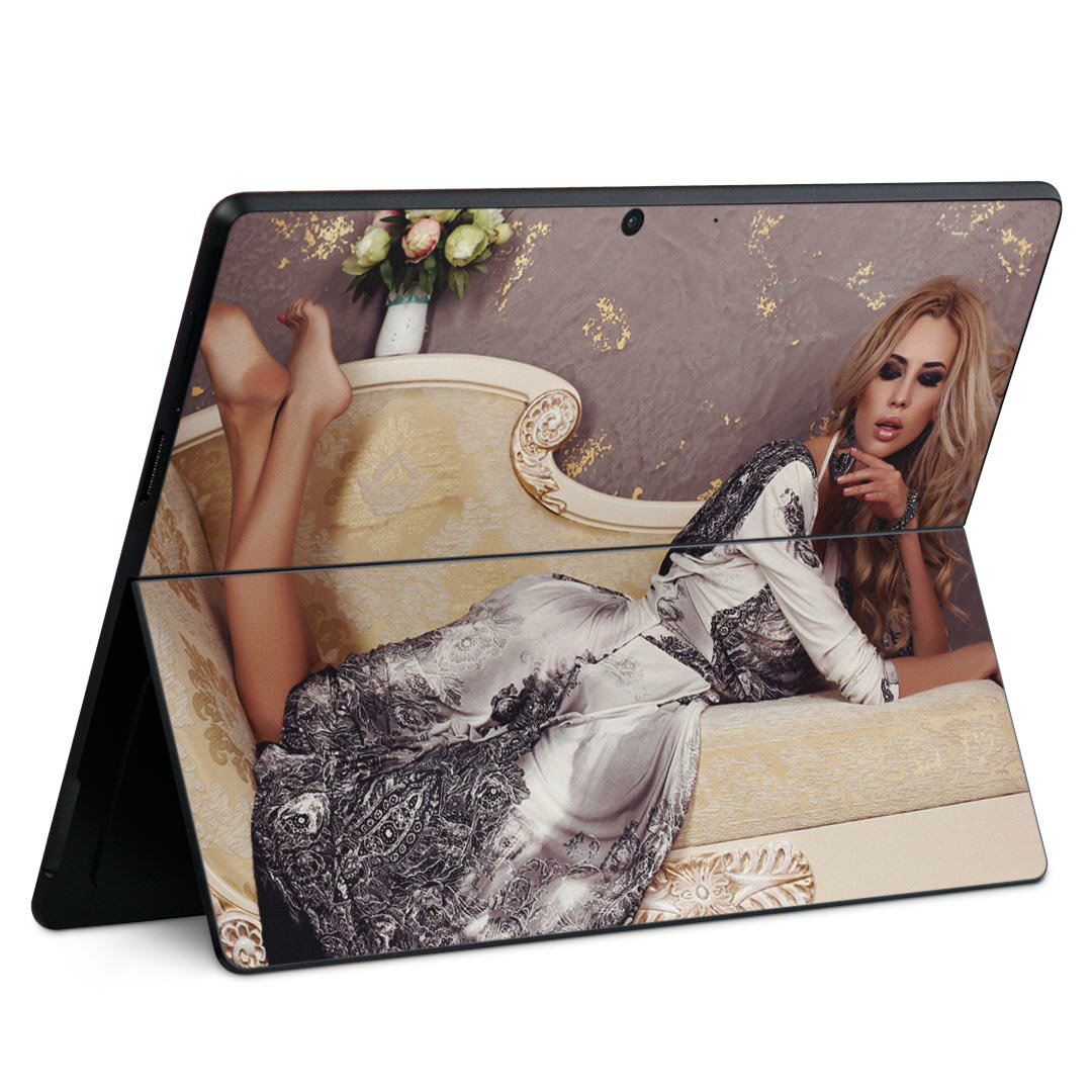 商品特徴・貼るだけでかんたん着せ替え、Surface Pro9 Pro 8 Surface Pro X 共通対応デザインスキンシール・高精細プリントで写真と遜色のない仕上がり！半光沢シートでしっとりツヤのある表現力・ちょっとしたすり傷からS...