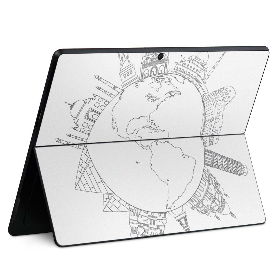 商品特徴・貼るだけでかんたん着せ替え、Surface Pro9 Pro 8 Surface Pro X 共通対応デザインスキンシール・高精細プリントで写真と遜色のない仕上がり！半光沢シートでしっとりツヤのある表現力・ちょっとしたすり傷からS...