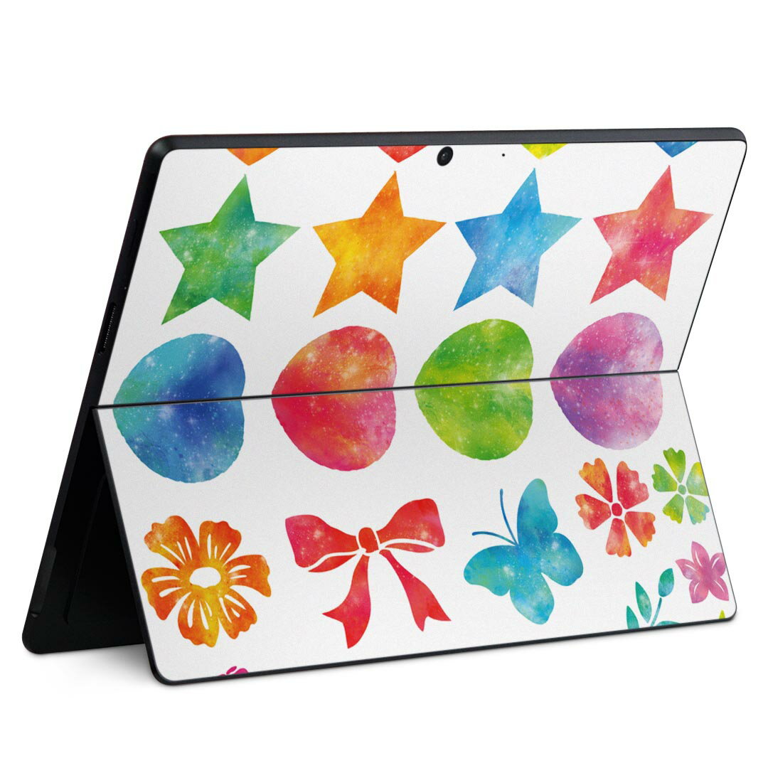 商品特徴・貼るだけでかんたん着せ替え、Surface Pro9 Pro 8 Surface Pro X 共通対応デザインスキンシール・高精細プリントで写真と遜色のない仕上がり！半光沢シートでしっとりツヤのある表現力・ちょっとしたすり傷からS...