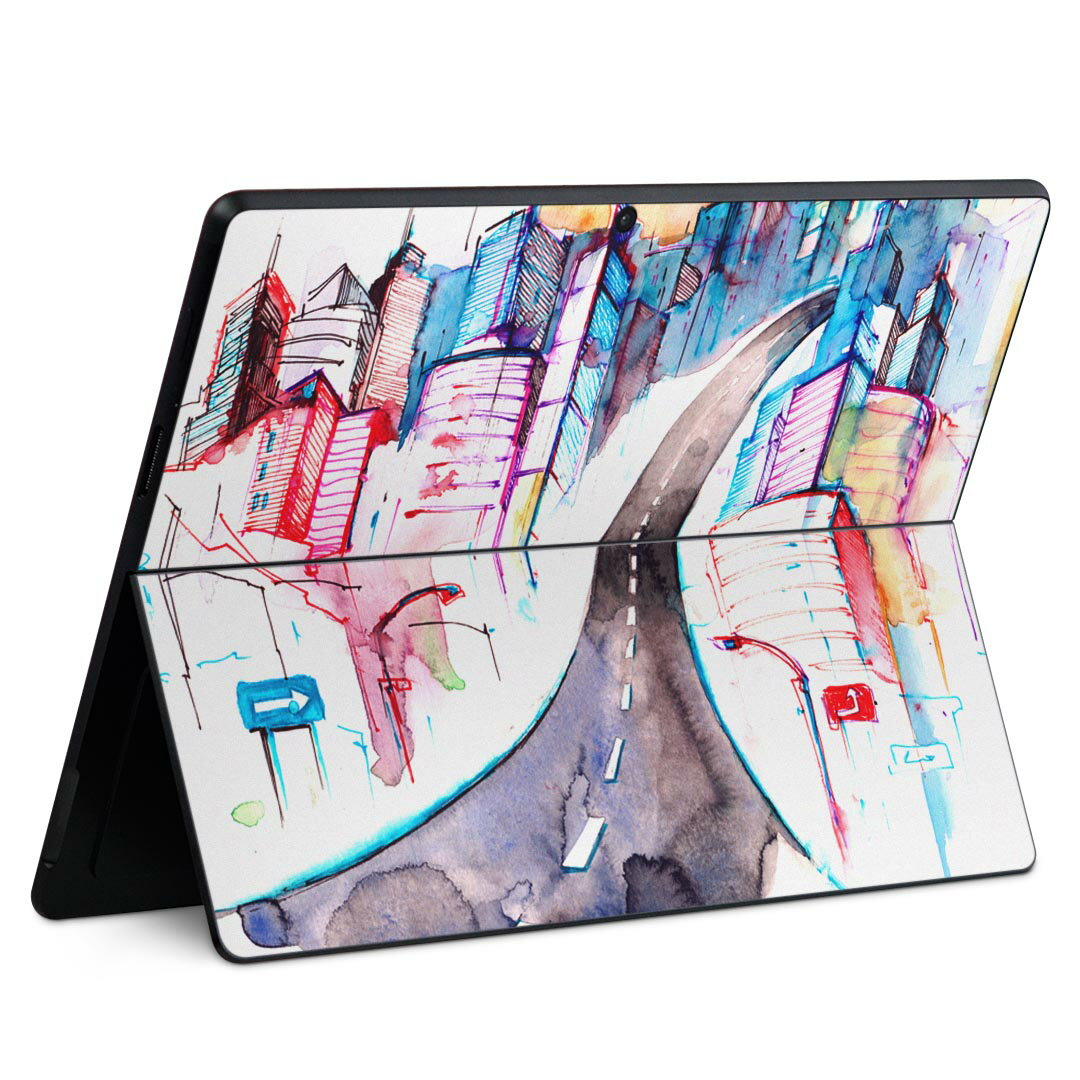 商品特徴・貼るだけでかんたん着せ替え、Surface Pro9 Pro 8 Surface Pro X 共通対応デザインスキンシール・高精細プリントで写真と遜色のない仕上がり！半光沢シートでしっとりツヤのある表現力・ちょっとしたすり傷からS...