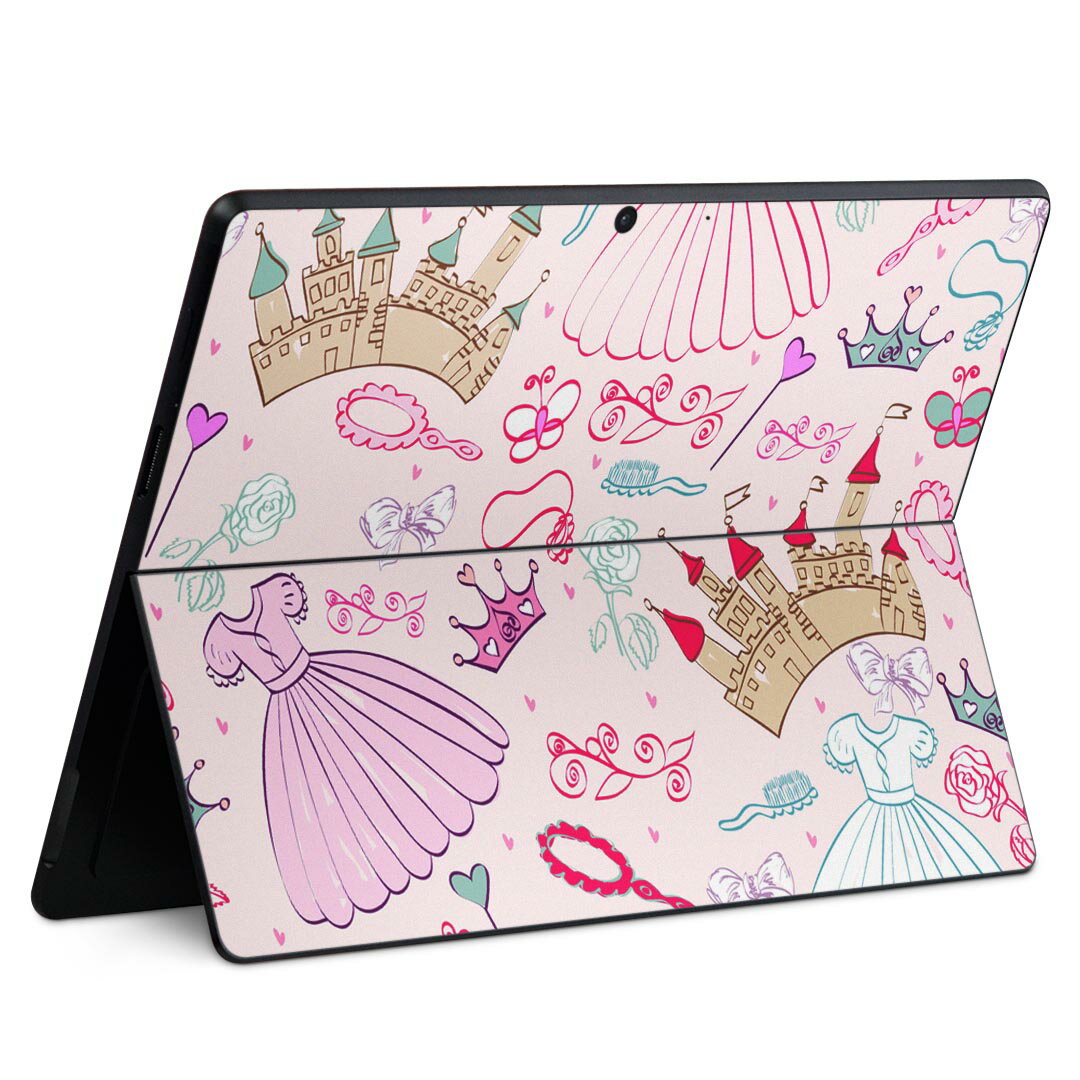 商品特徴・貼るだけでかんたん着せ替え、Surface Pro9 Pro 8 Surface Pro X 共通対応デザインスキンシール・高精細プリントで写真と遜色のない仕上がり！半光沢シートでしっとりツヤのある表現力・ちょっとしたすり傷からS...